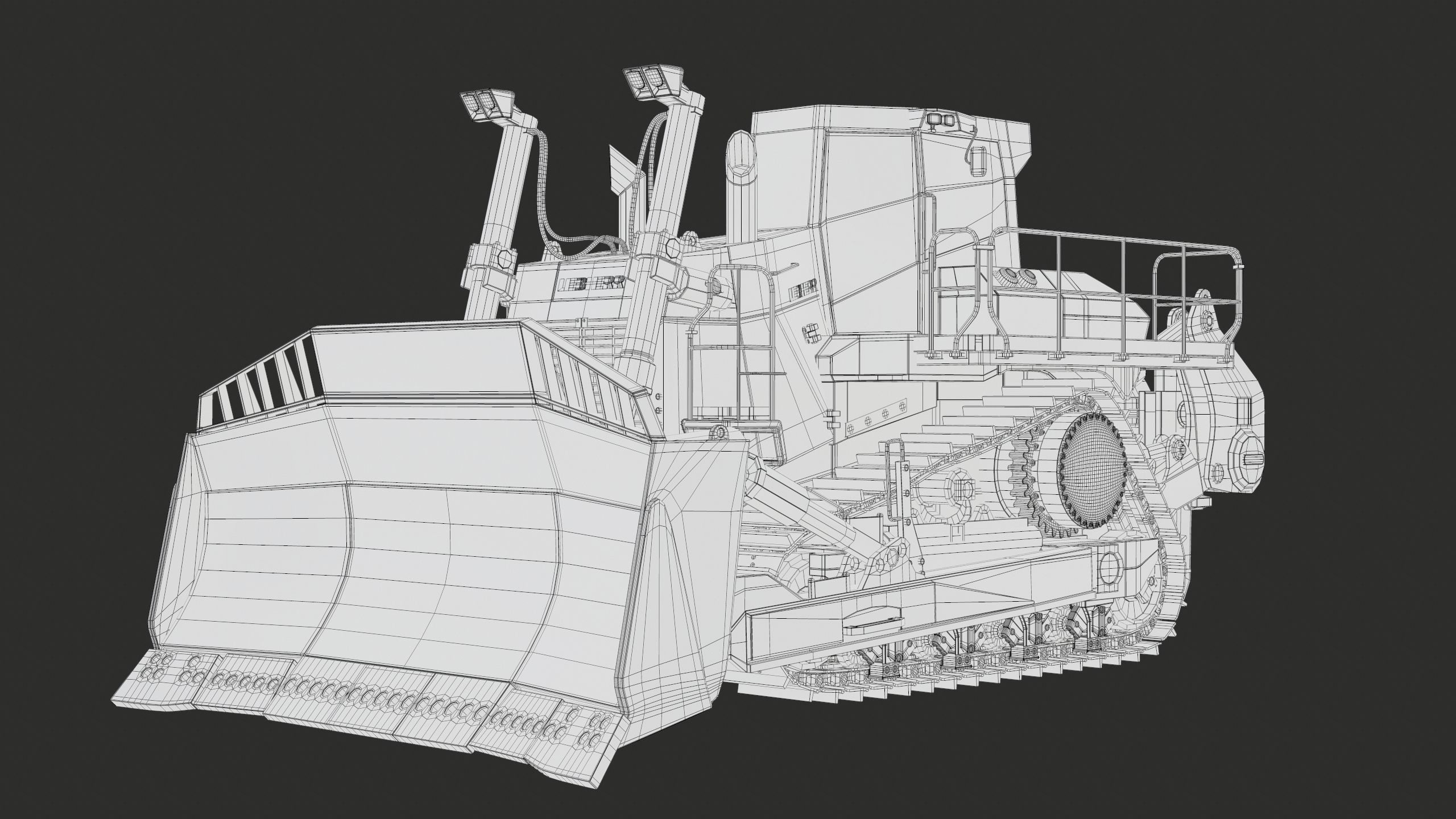 3D Mining Bulldozer Liebherr PR 776 PBR - TurboSquid 1724137