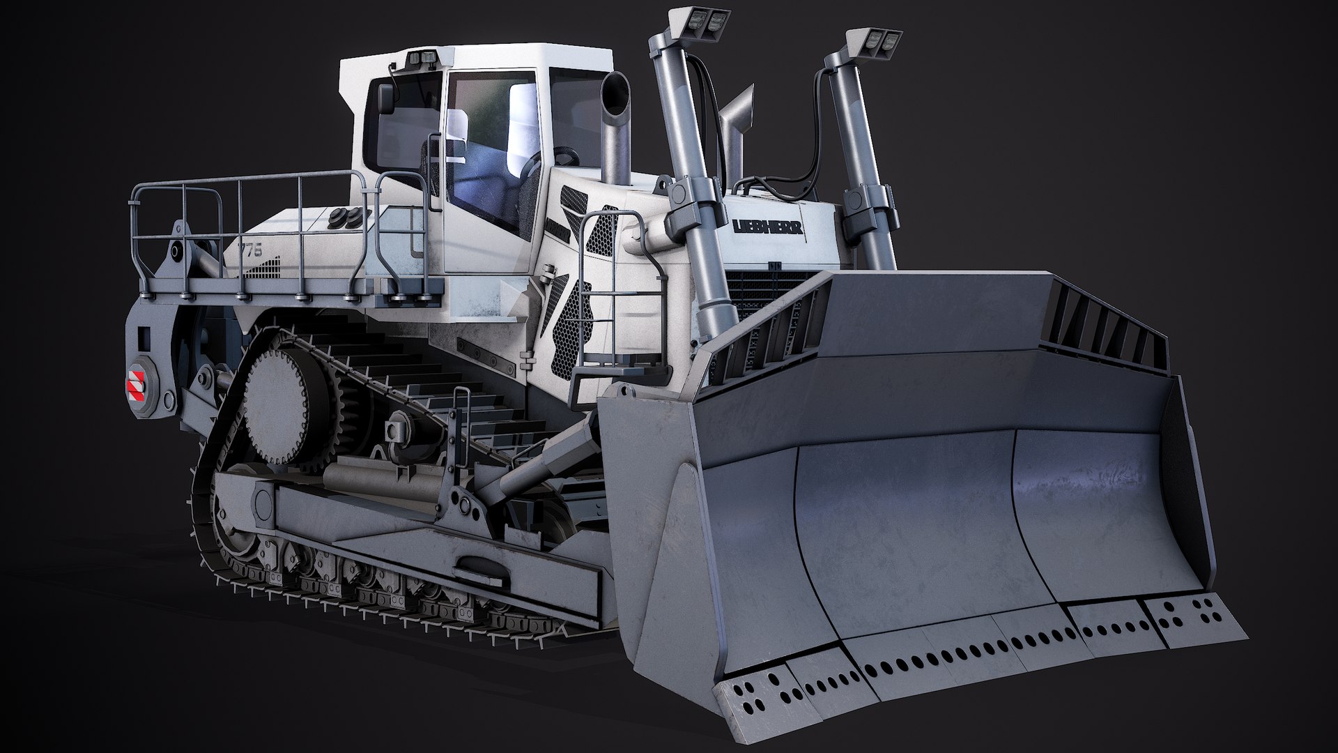 3D Mining Bulldozer Liebherr PR 776 PBR - TurboSquid 1724137