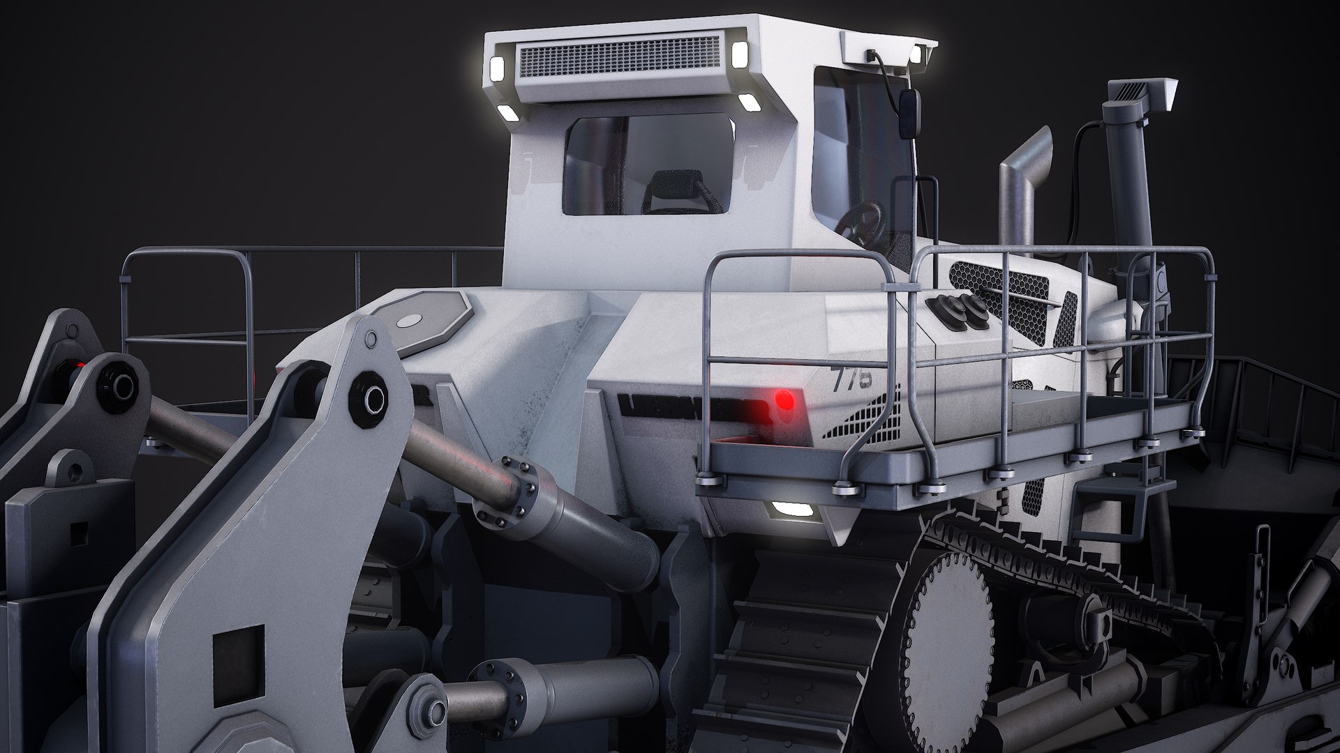 3D Mining Bulldozer Liebherr PR 776 PBR - TurboSquid 1724137
