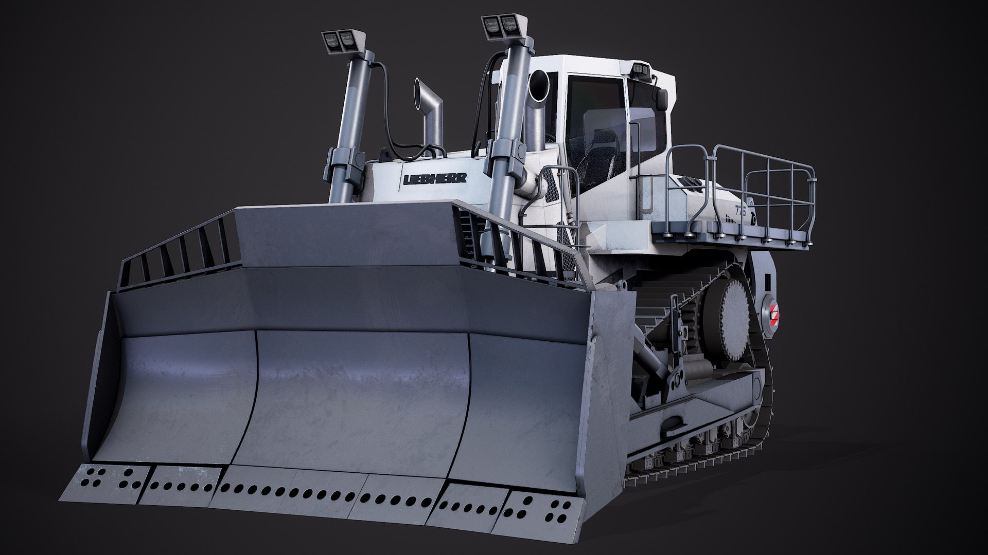 3D Mining Bulldozer Liebherr PR 776 PBR - TurboSquid 1724137