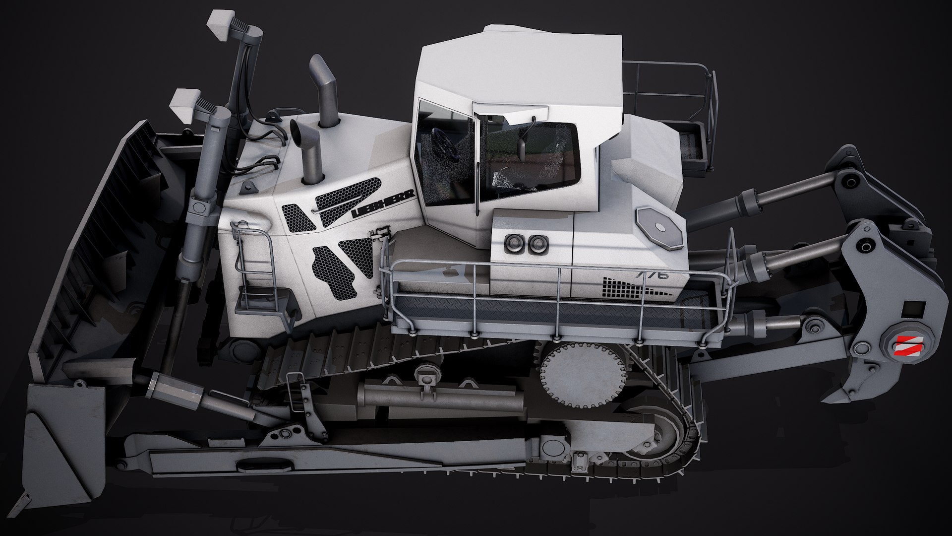 3D Mining Bulldozer Liebherr PR 776 PBR - TurboSquid 1724137