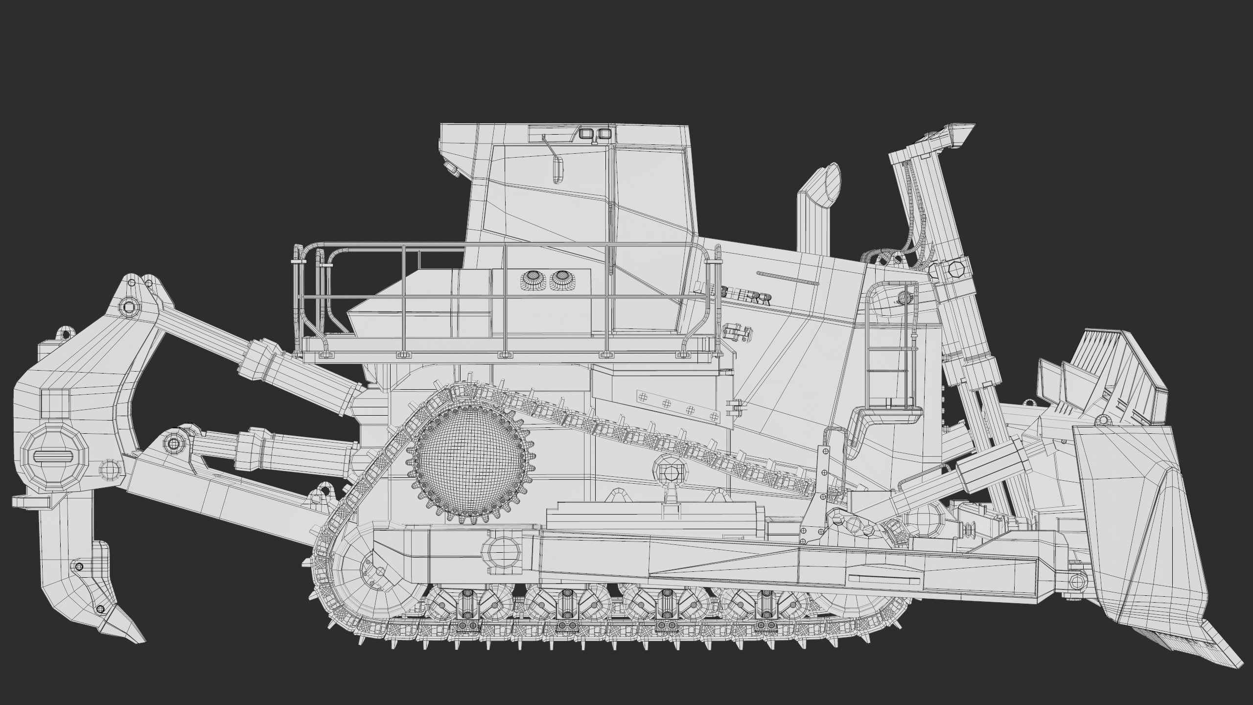 3D Mining Bulldozer Liebherr PR 776 PBR - TurboSquid 1724137