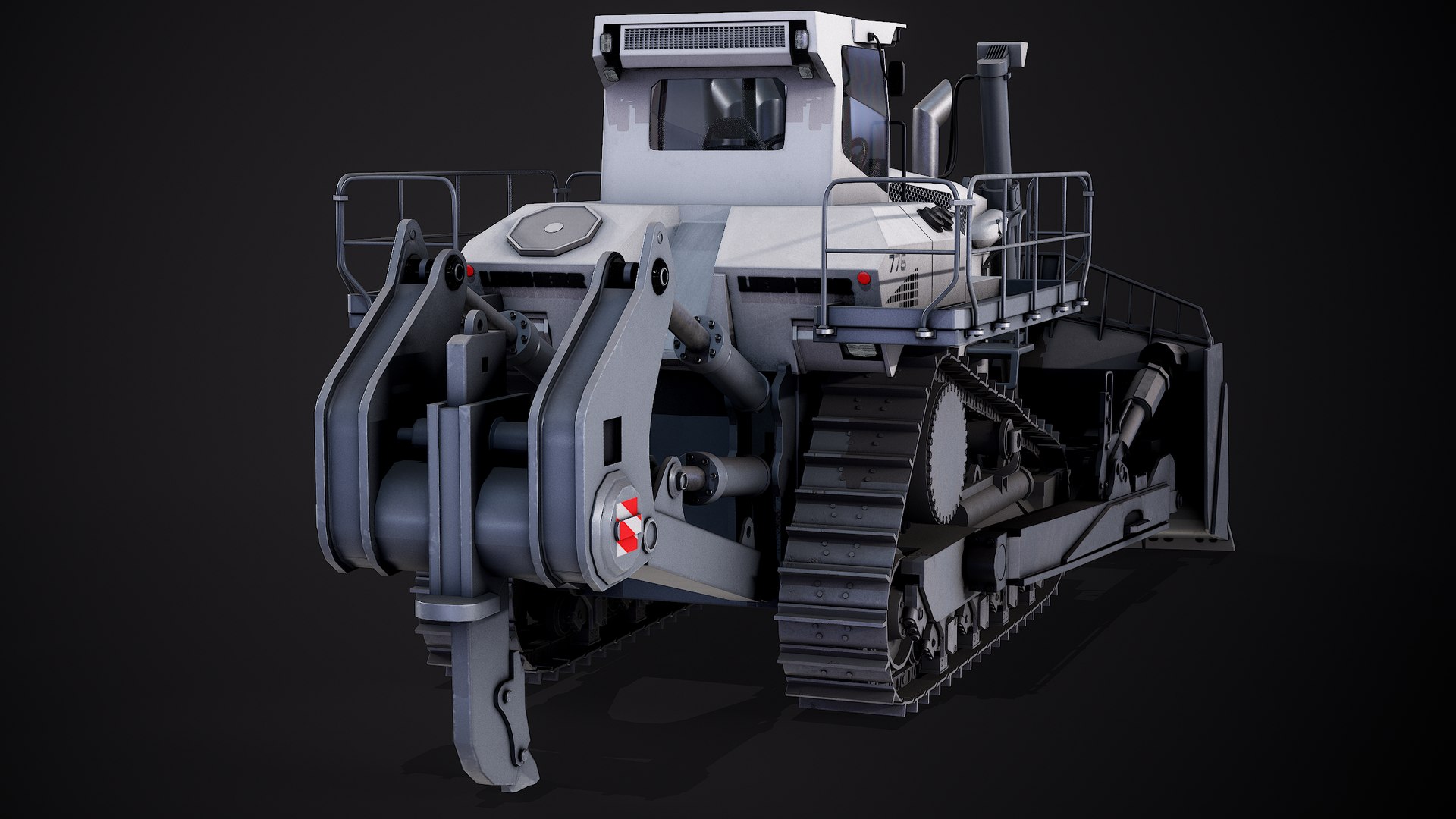 3D Mining Bulldozer Liebherr PR 776 PBR - TurboSquid 1724137