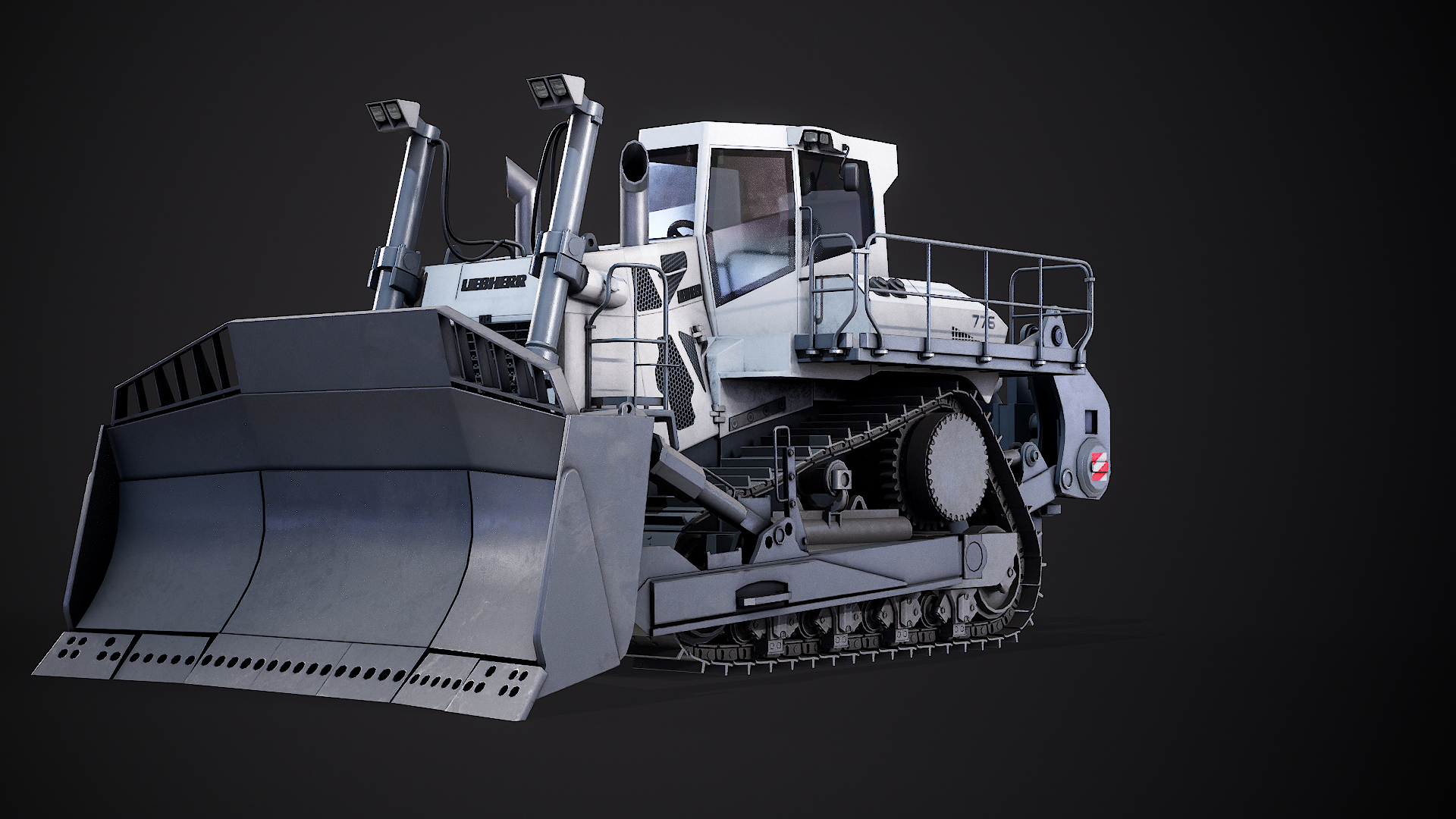 3D Mining Bulldozer Liebherr PR 776 PBR - TurboSquid 1724137