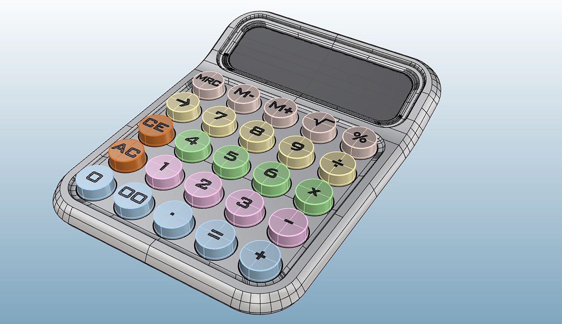 Calculator For Children 3D - TurboSquid 2229966