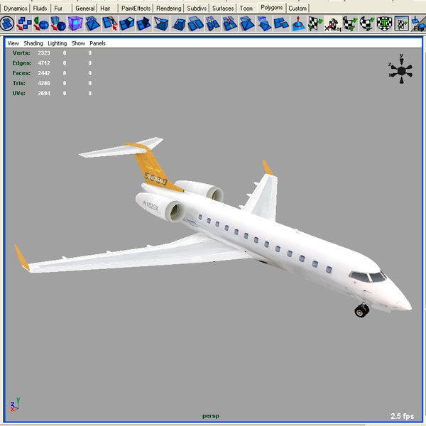 3d executive jets model
