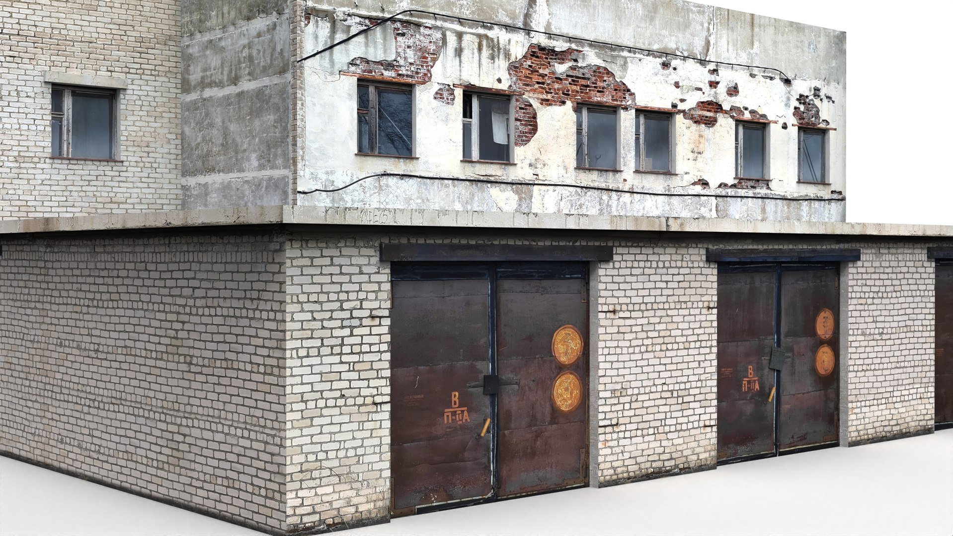 Industrial Garage Boxes Model - TurboSquid 1724223