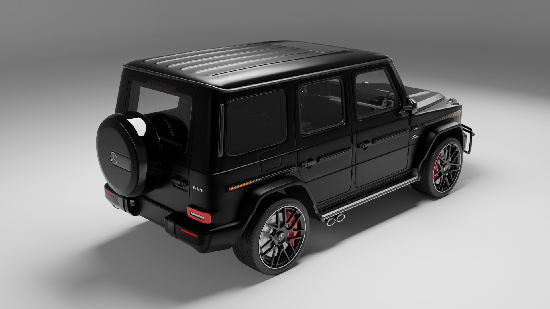 MERCEDES BENZ G63 G WAGON BLACK 3D Model - TurboSquid 2306325