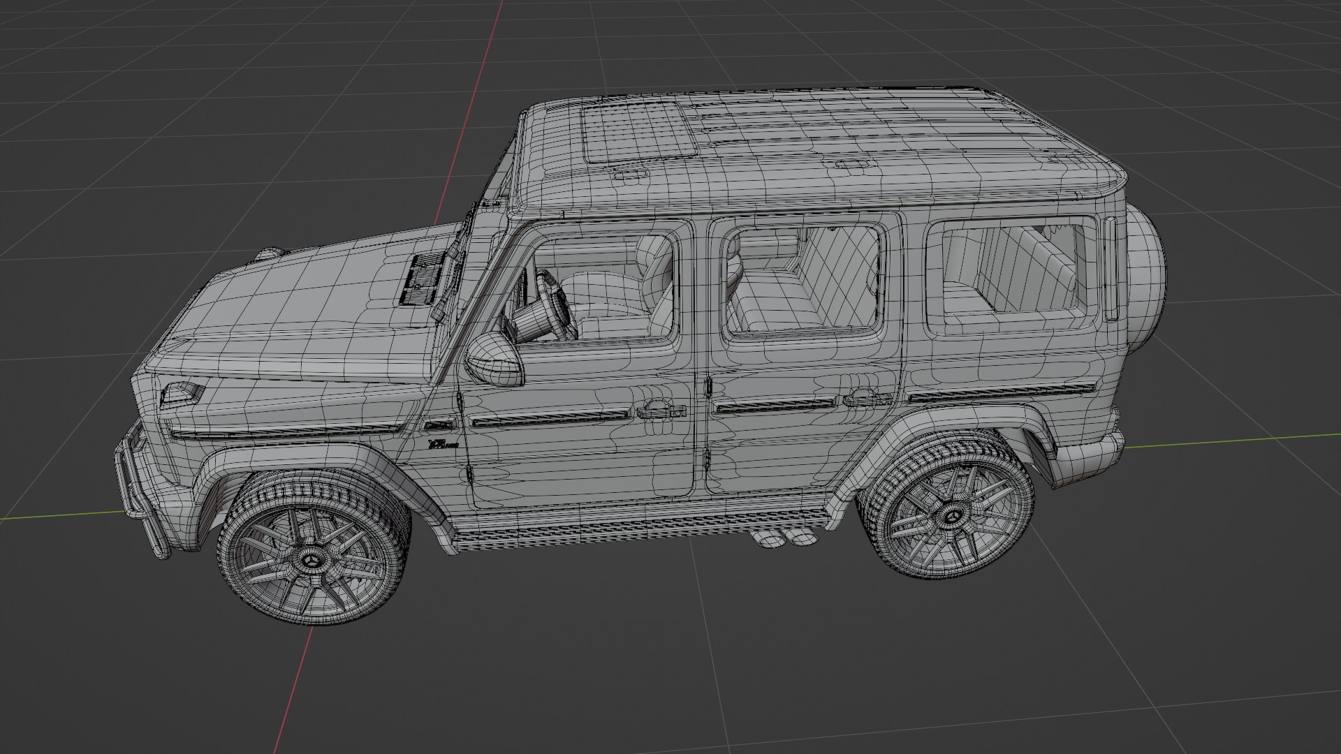 MERCEDES BENZ G63 G WAGON BLACK 3D Model - TurboSquid 2306325
