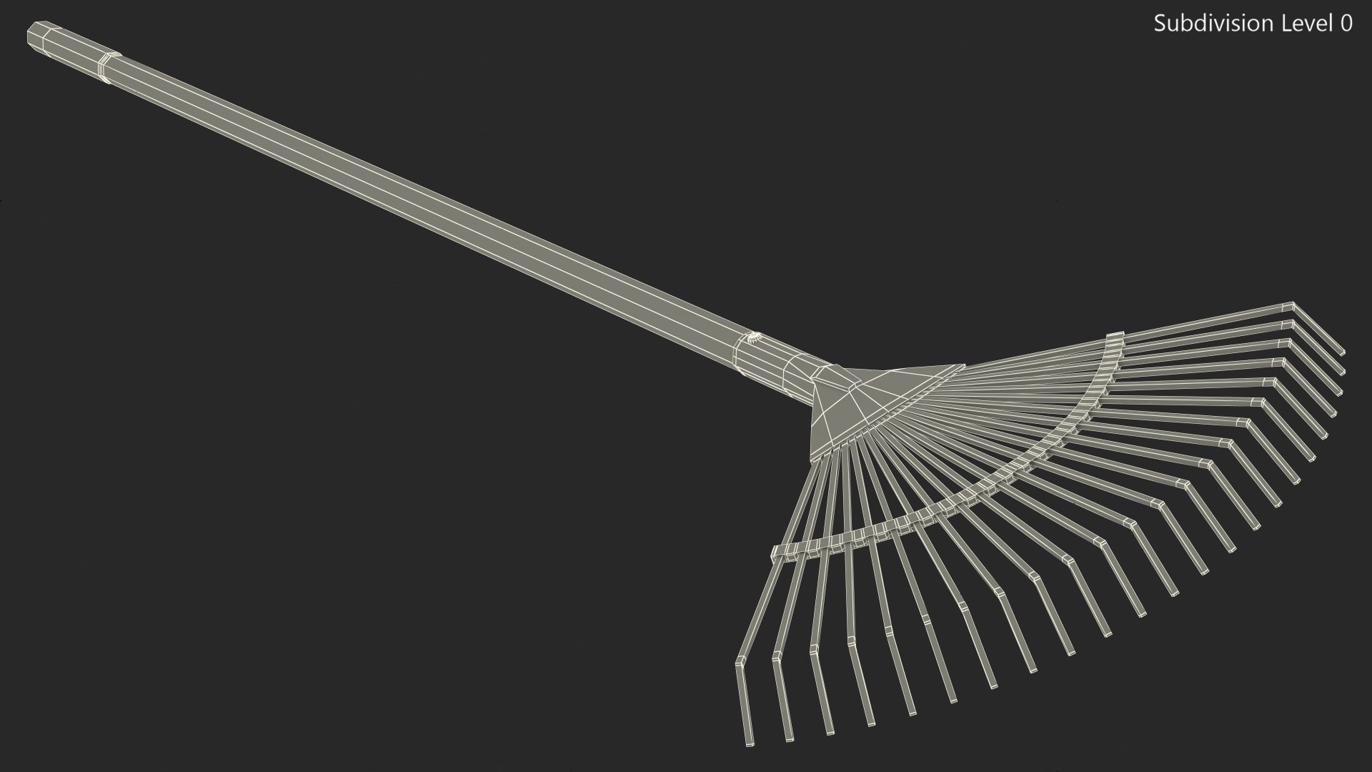 3D Leaf Rake - TurboSquid 1632481