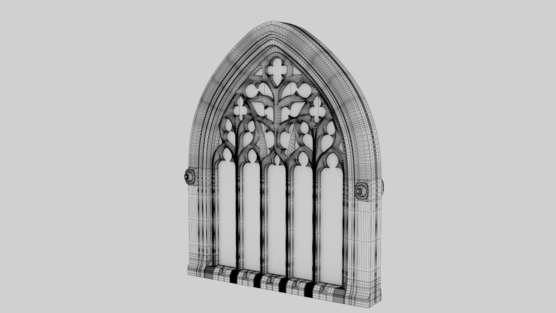 3D model gothic window - TurboSquid 1565686