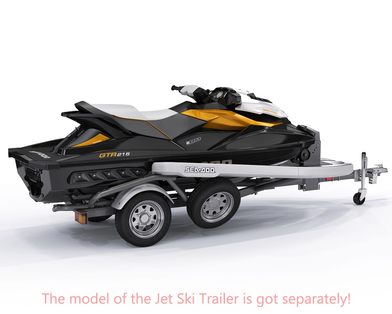 3d Model Jetski Sea-doo Gti 215