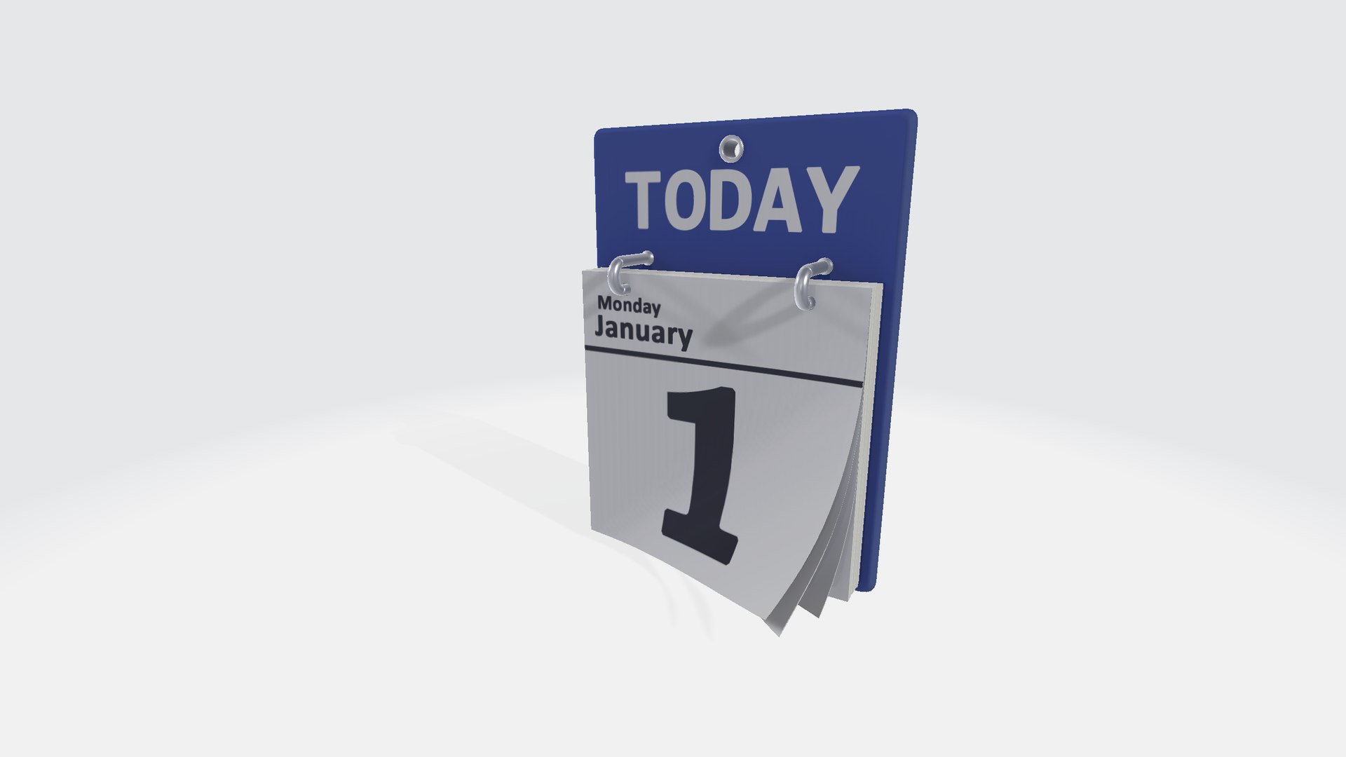 Desk Calendar 3D Model - TurboSquid 2340816