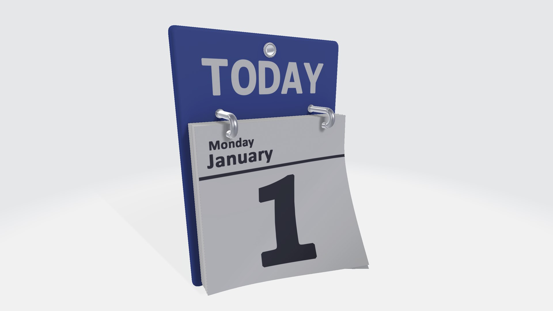Desk Calendar 3D Model - TurboSquid 2340816