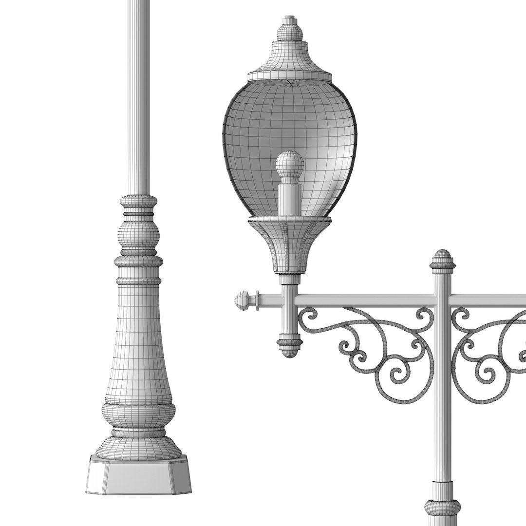 Lamp Post 3D Model - TurboSquid 1595742