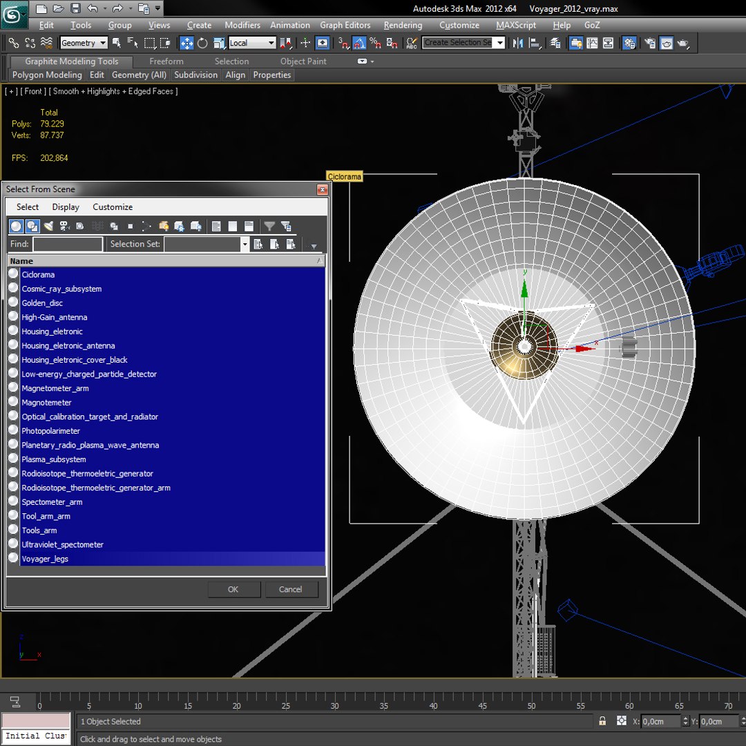 Nasa Satellite Astronomy 3d Obj