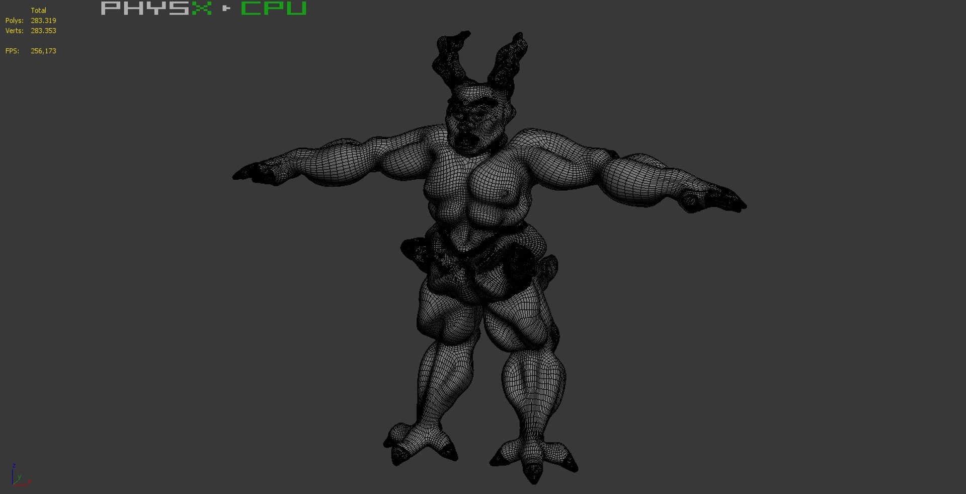 Monster T-pose Rigged 3d Max