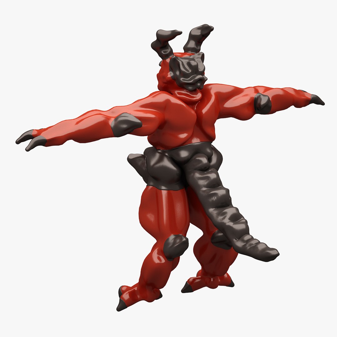 Monster T-pose Rigged 3d Max