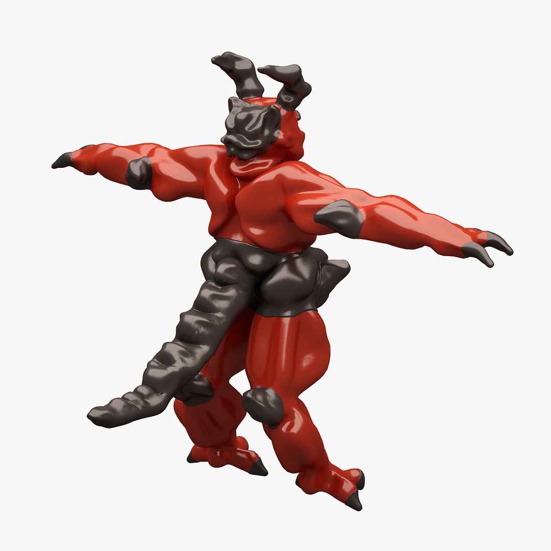 Monster T-pose Rigged 3d Max