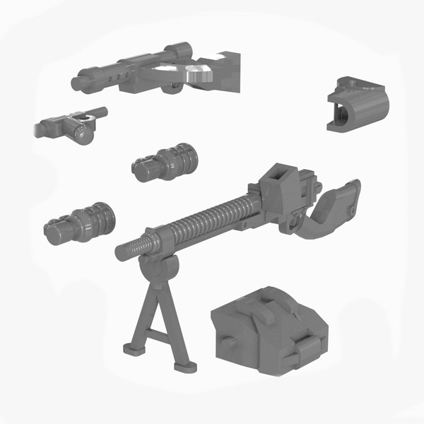modelo 3d Colecciones de armas de Lego - TurboSquid 2257172