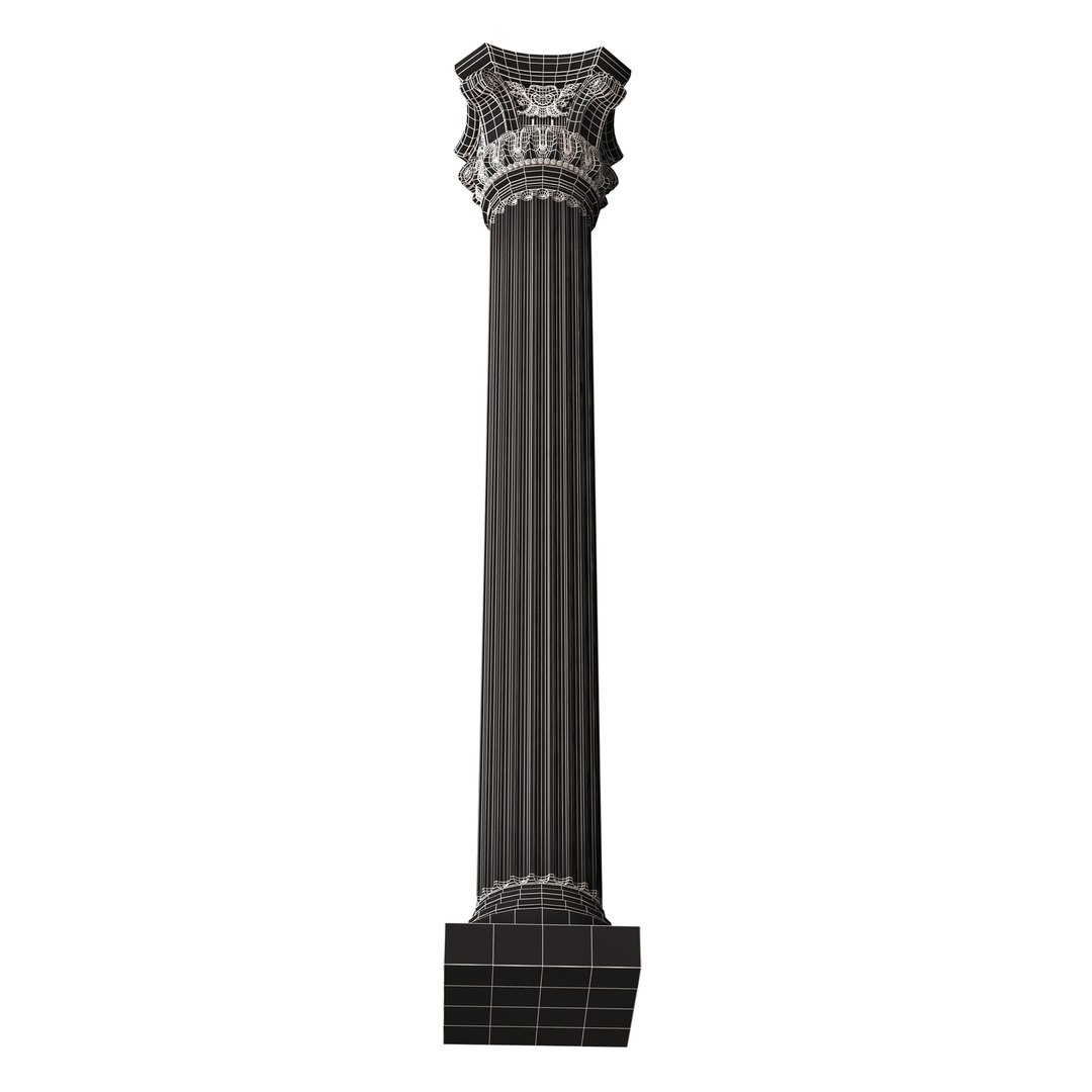 Column Capital 01003 3D Model - TurboSquid 2159081