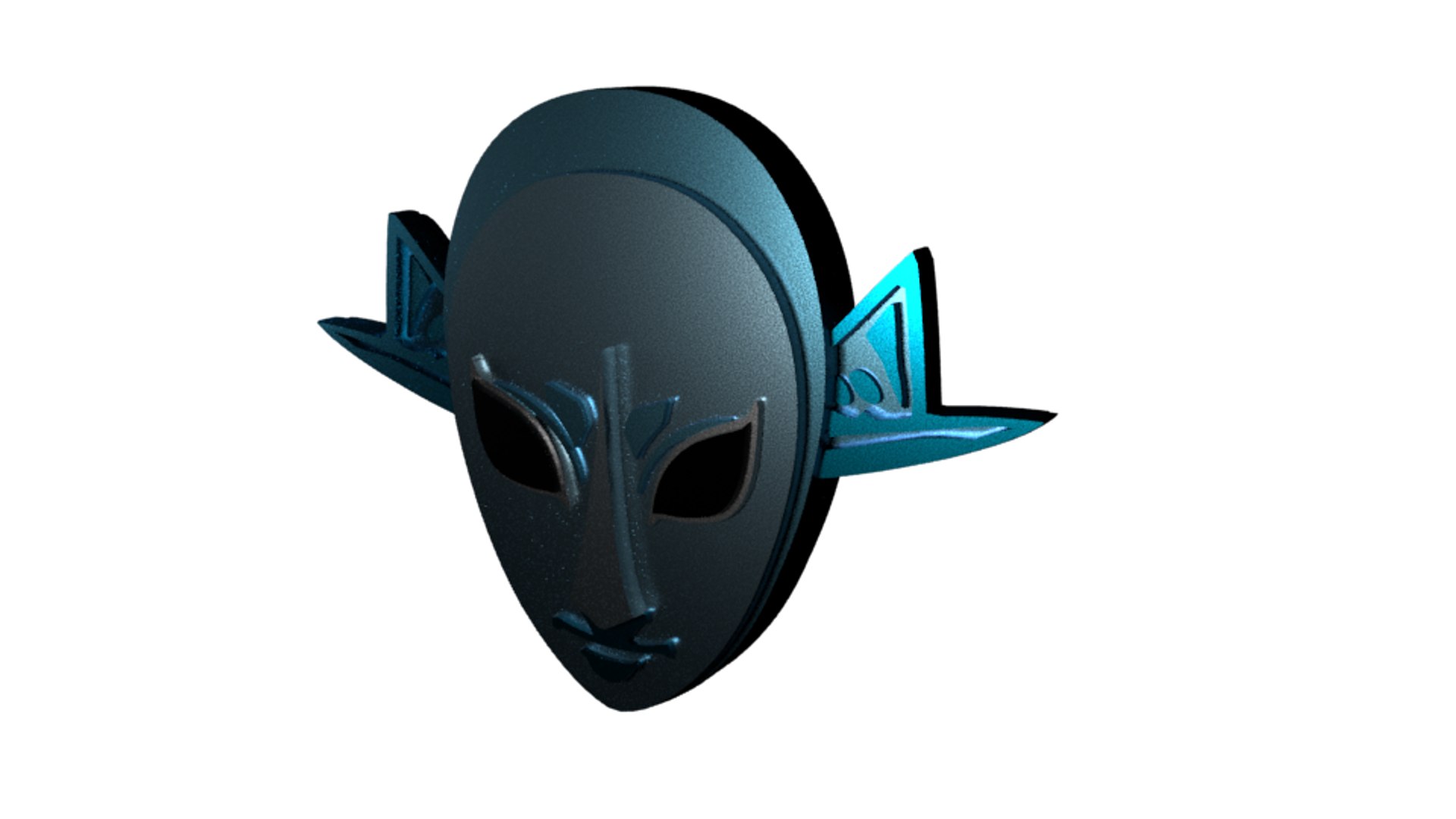 Zora Mask Zelda 3D Model - TurboSquid 1627066