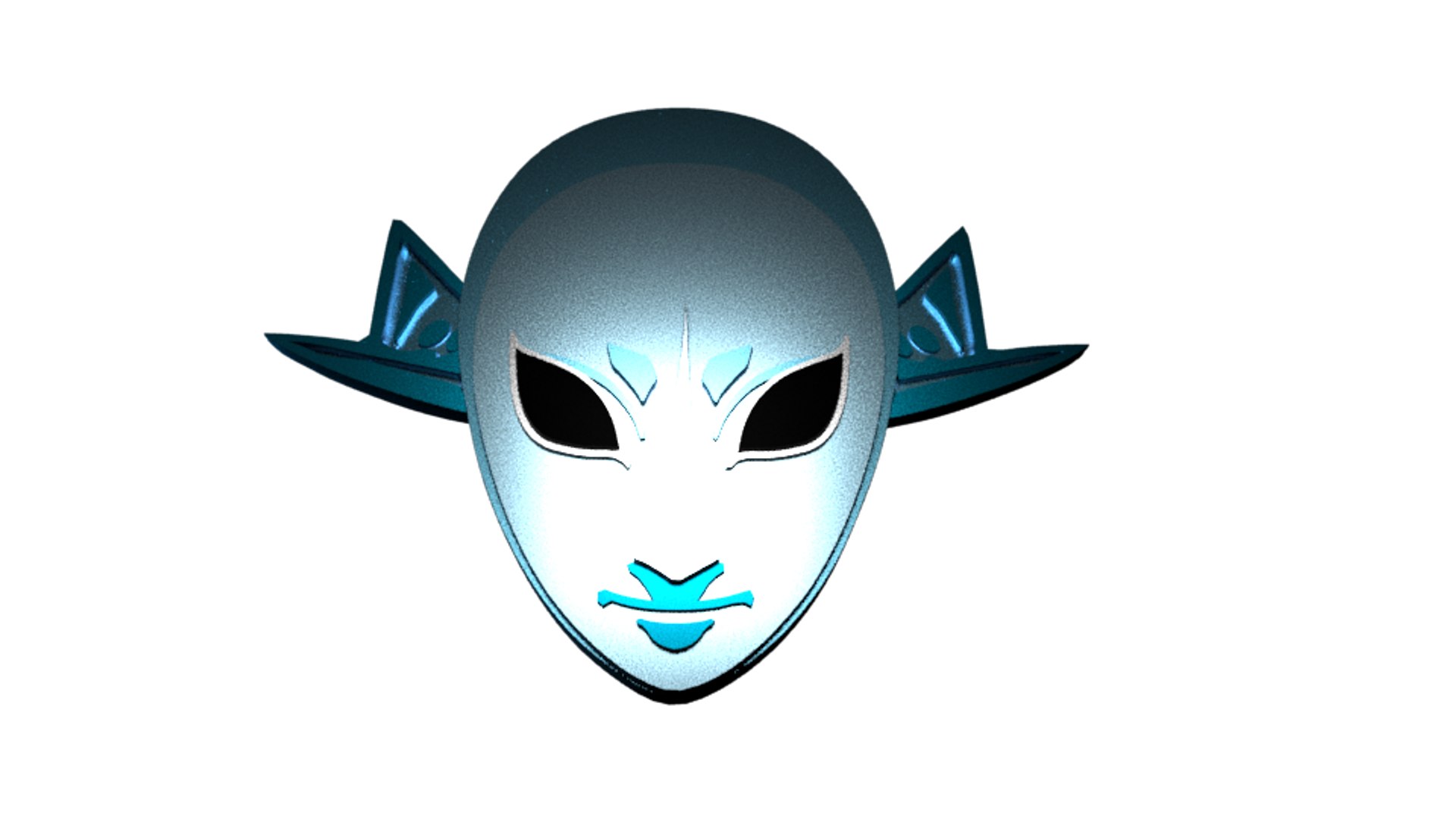Zora Mask Zelda 3D Model - TurboSquid 1627066