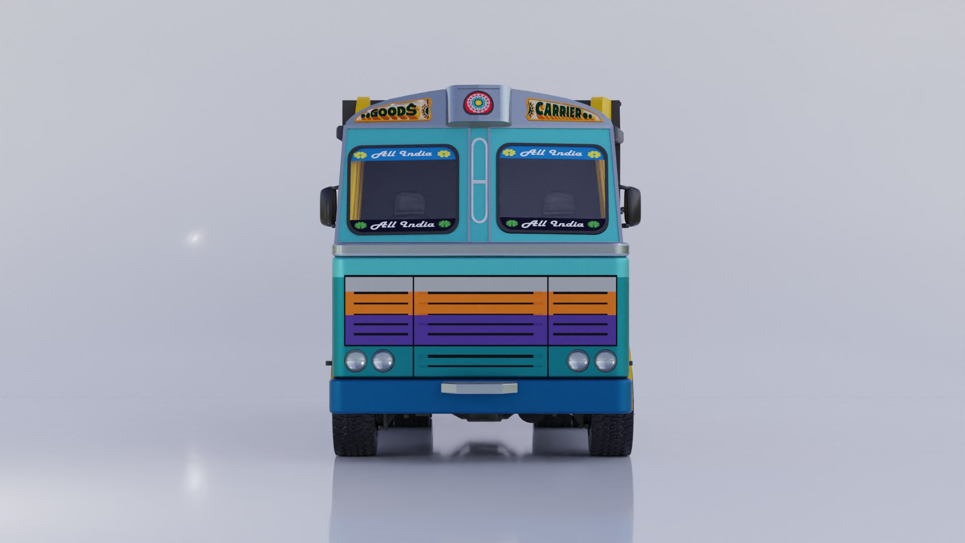 3D Indian Truck 3D Model - TurboSquid 2349495
