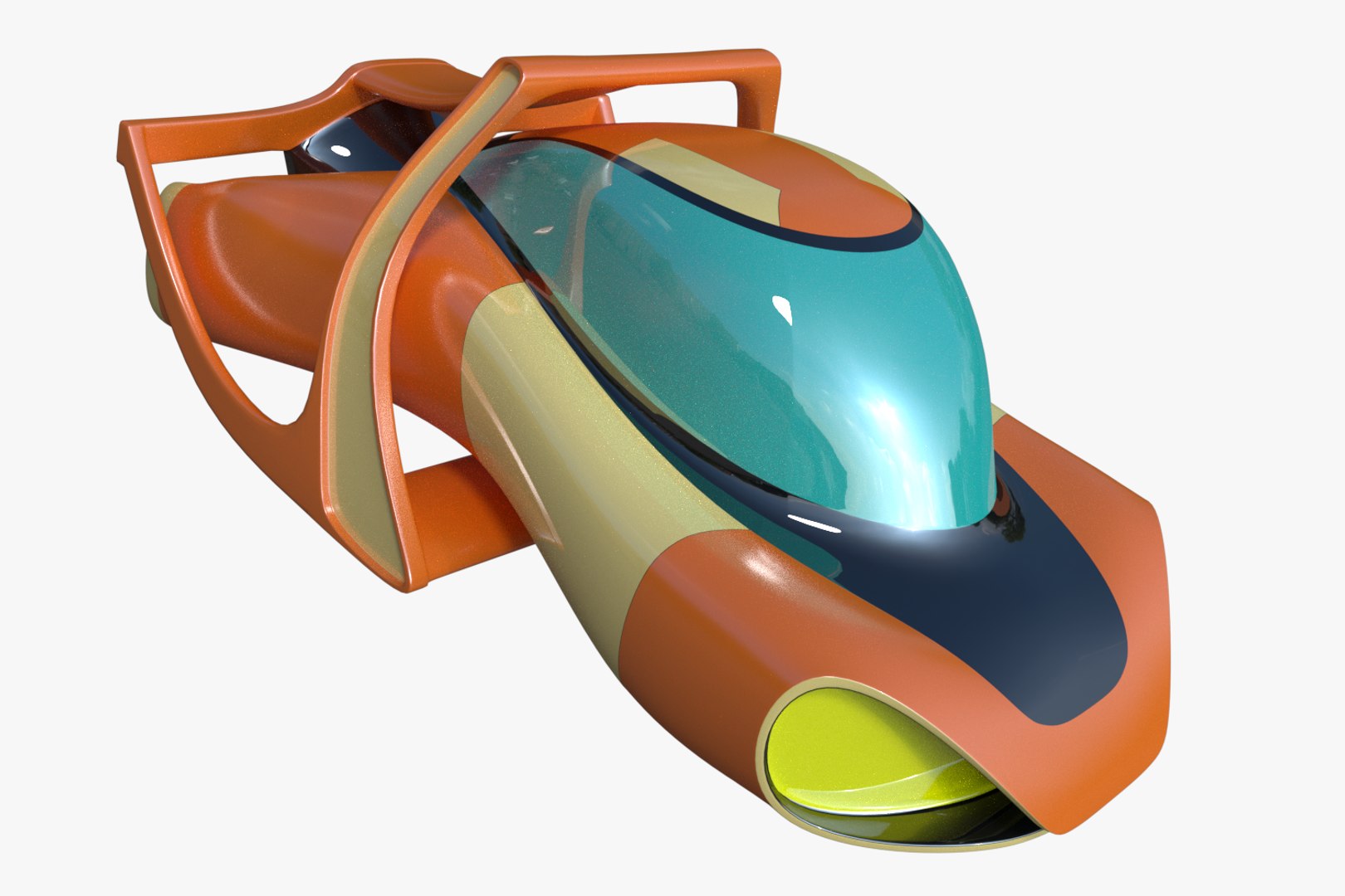 Fictional Hover Jet Car 3D Model - TurboSquid 1368246