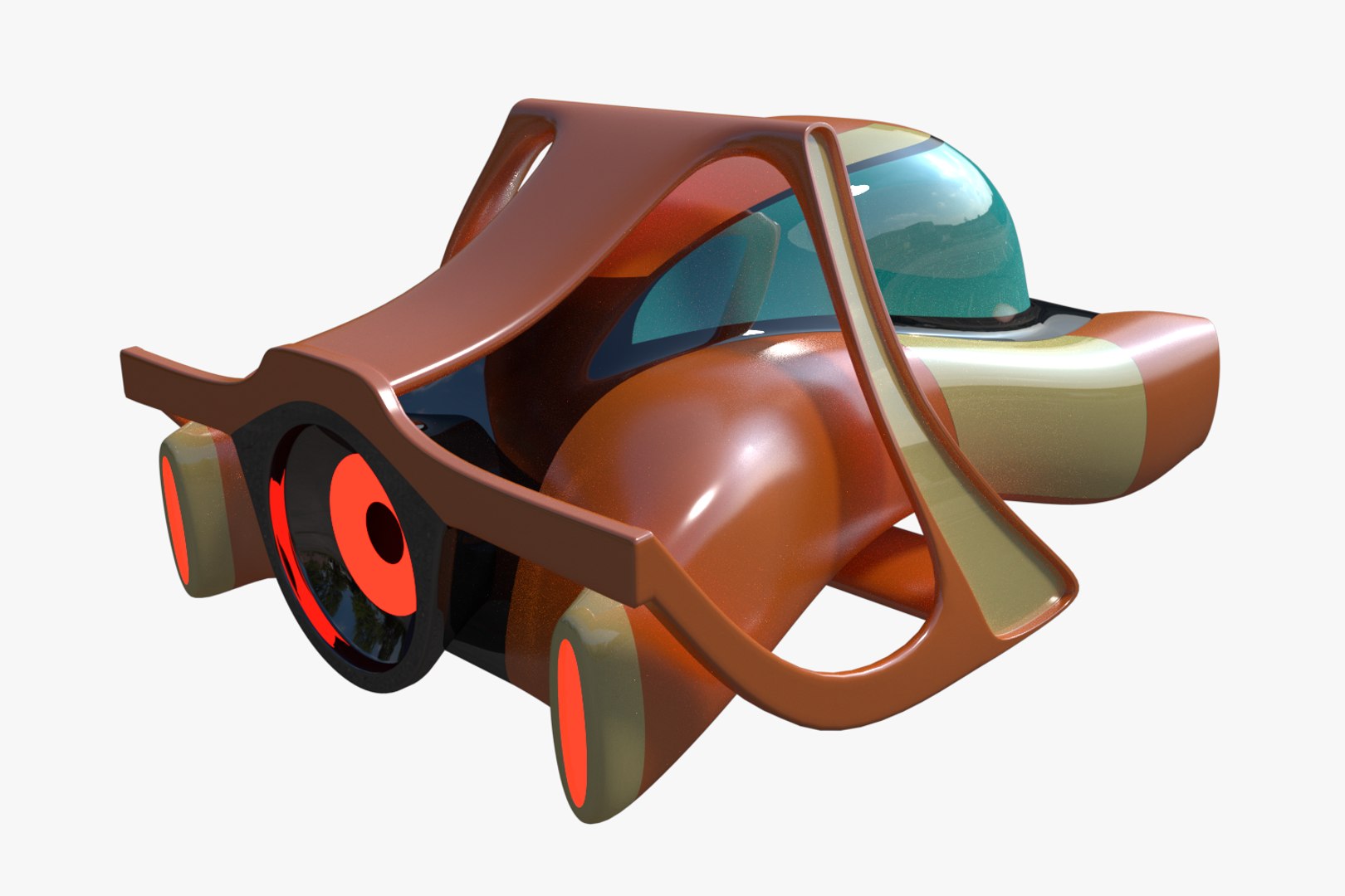 Fictional Hover Jet Car 3D Model - TurboSquid 1368246