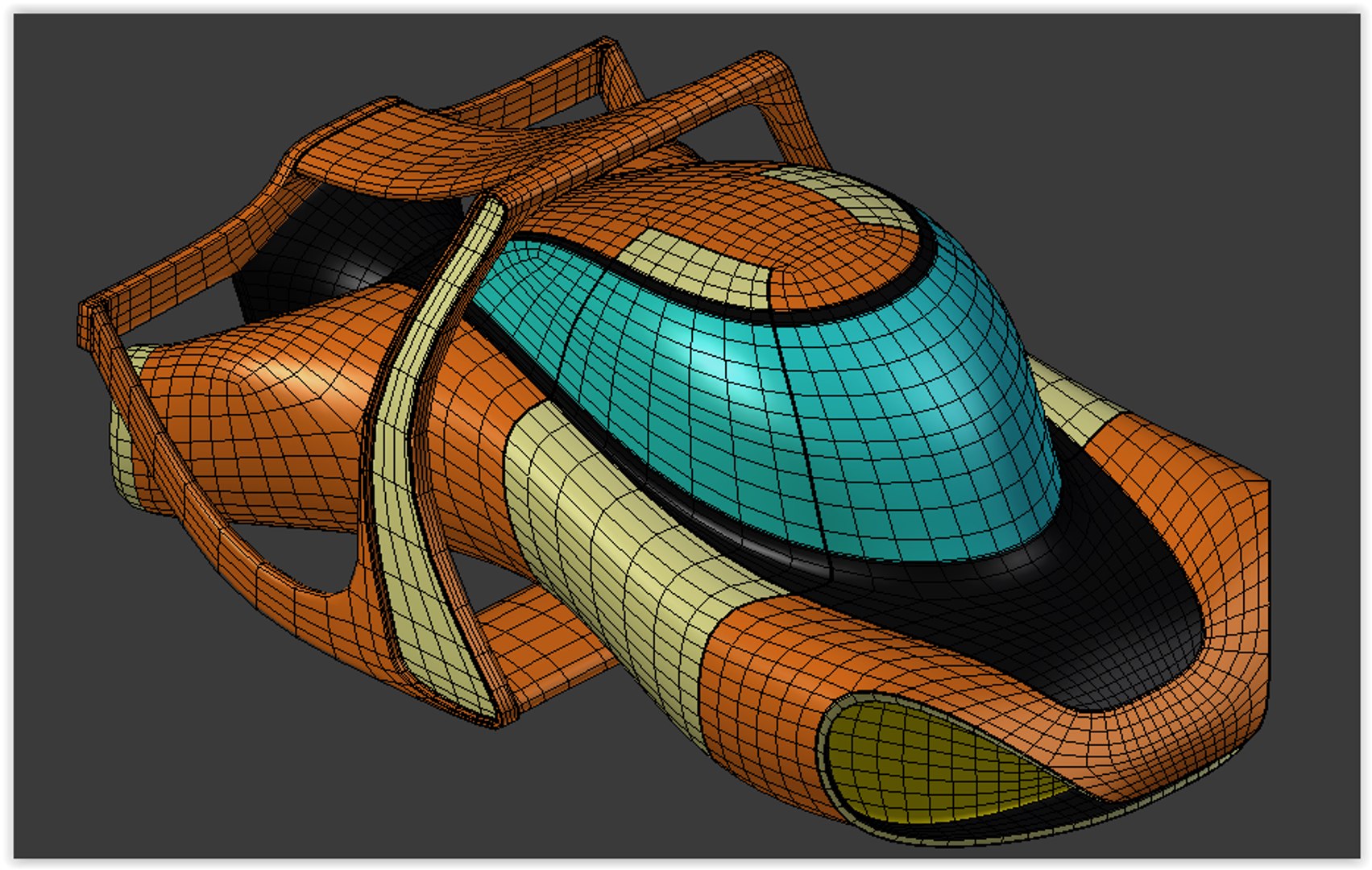 Fictional Hover Jet Car 3D Model - TurboSquid 1368246