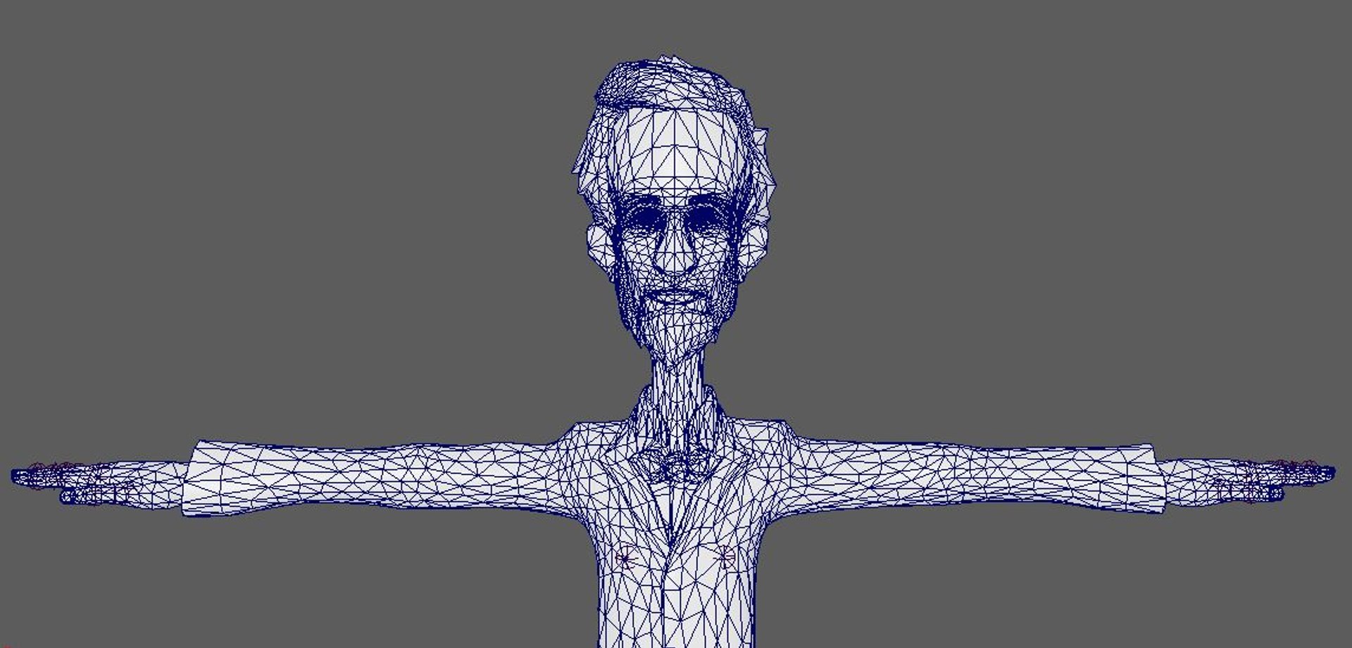 Cartoon Abraham Lincoln Character Ready For Game And Animation 3D ...
