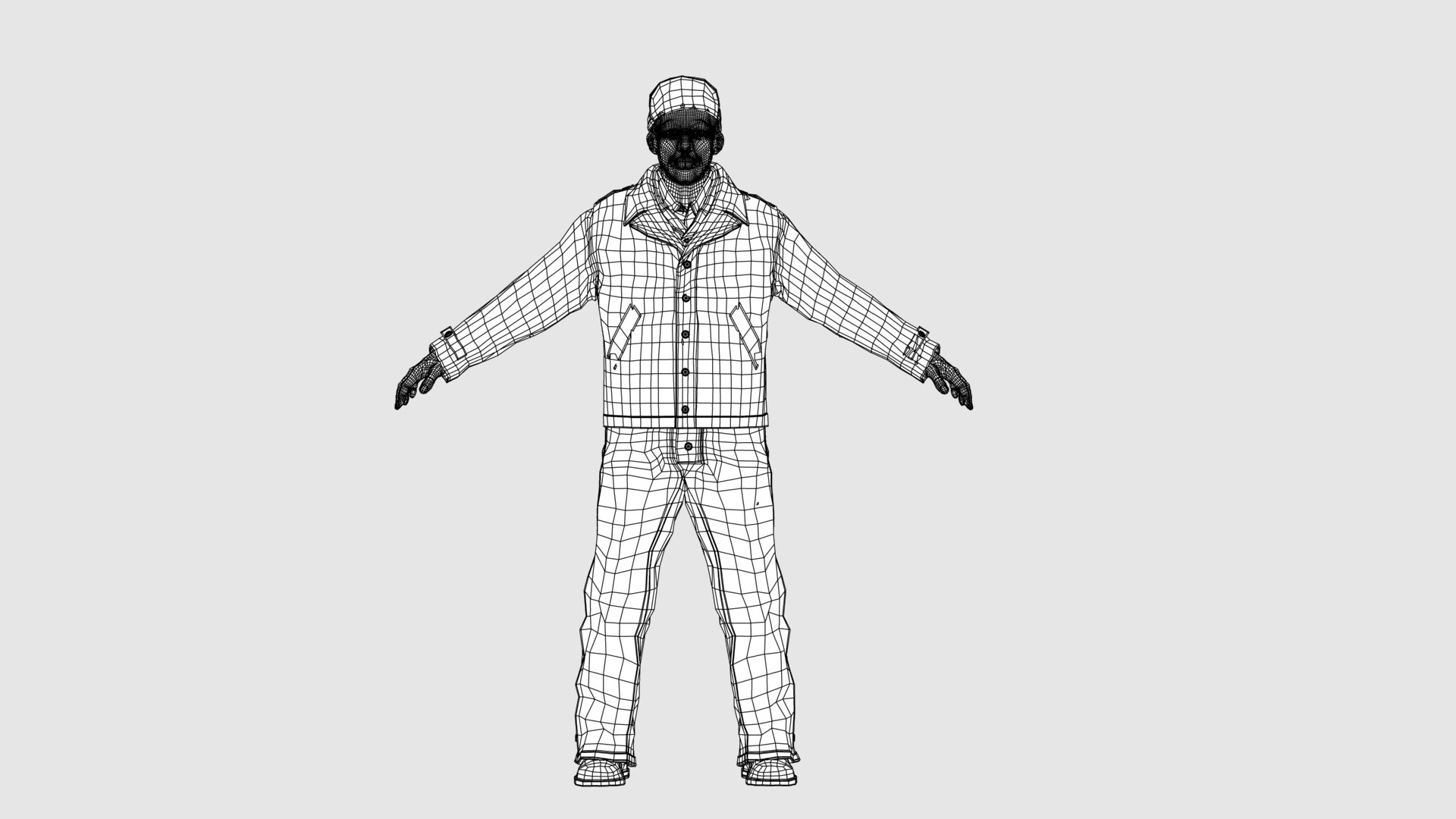 Man Character 3d Model