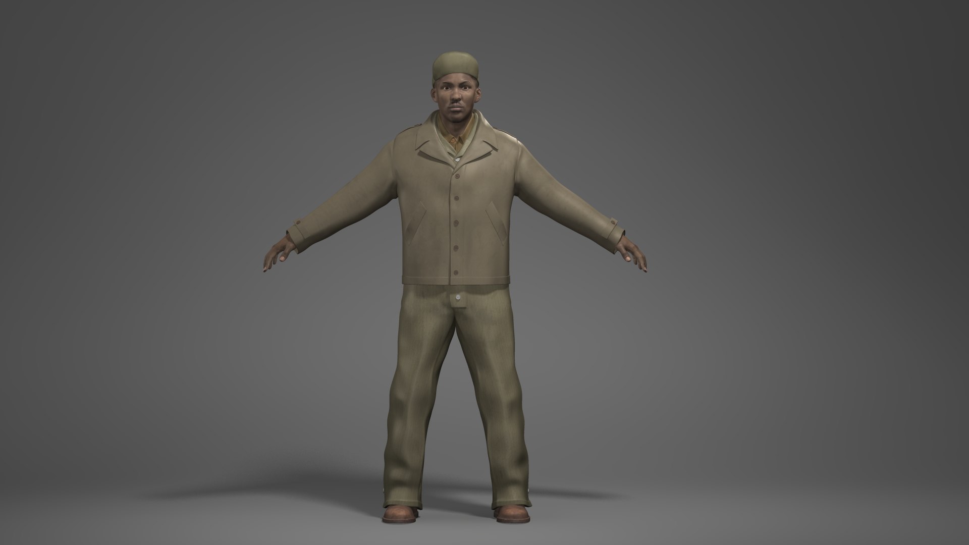 Man Character 3d Model