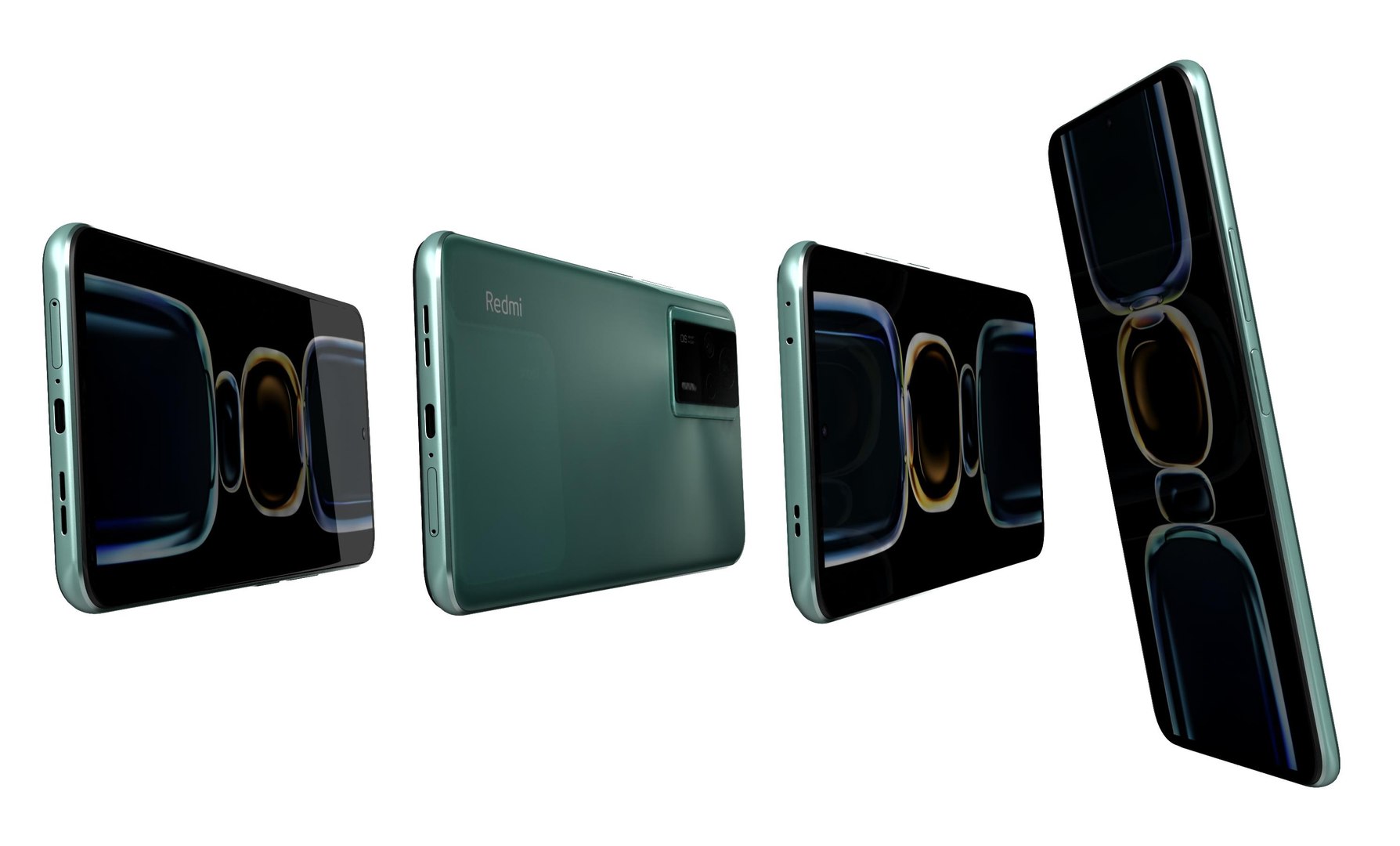 Xiaomi Redmi K60E Green 3D Model - TurboSquid 2035195