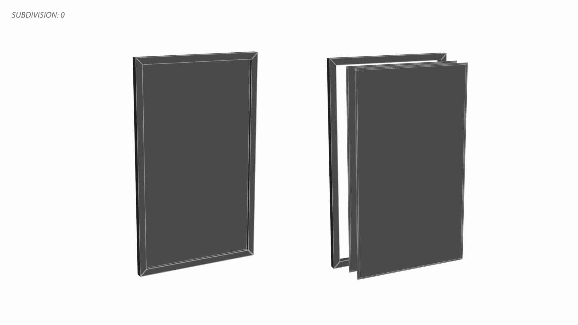 3D 3 Decos Pictures Frames Collection - TurboSquid 2199636