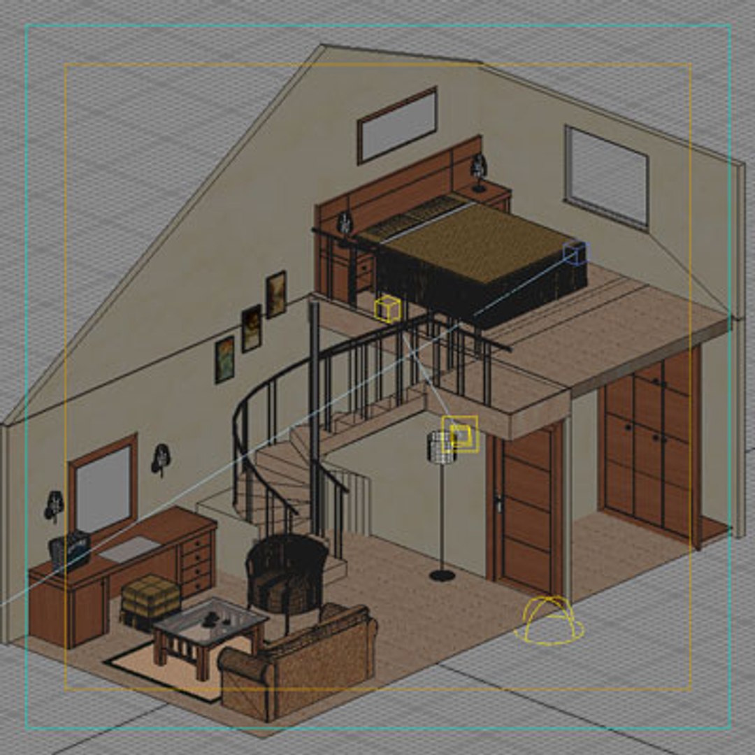 3d Interior House