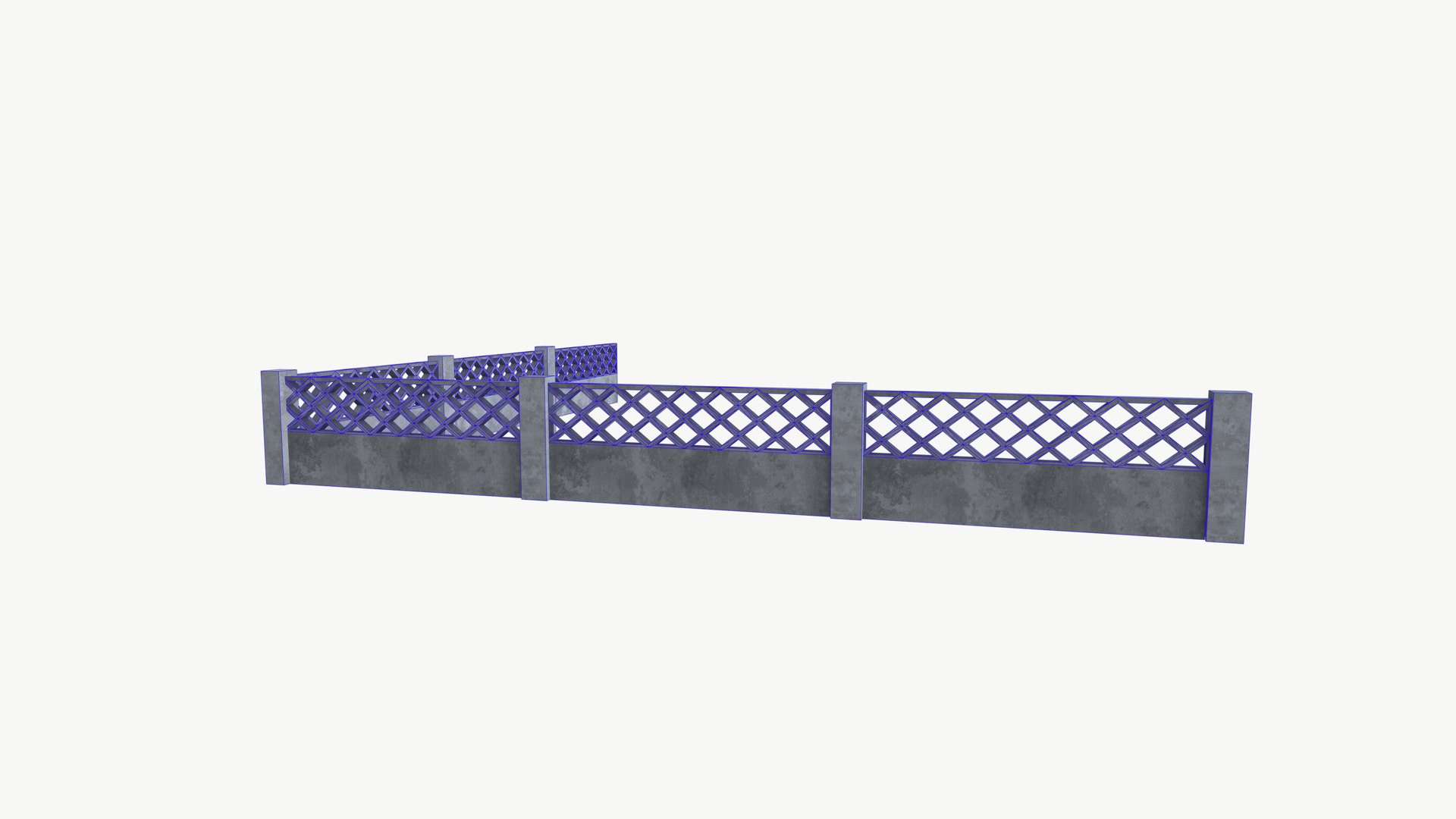 Compound Wall 3D Model - TurboSquid 2387217