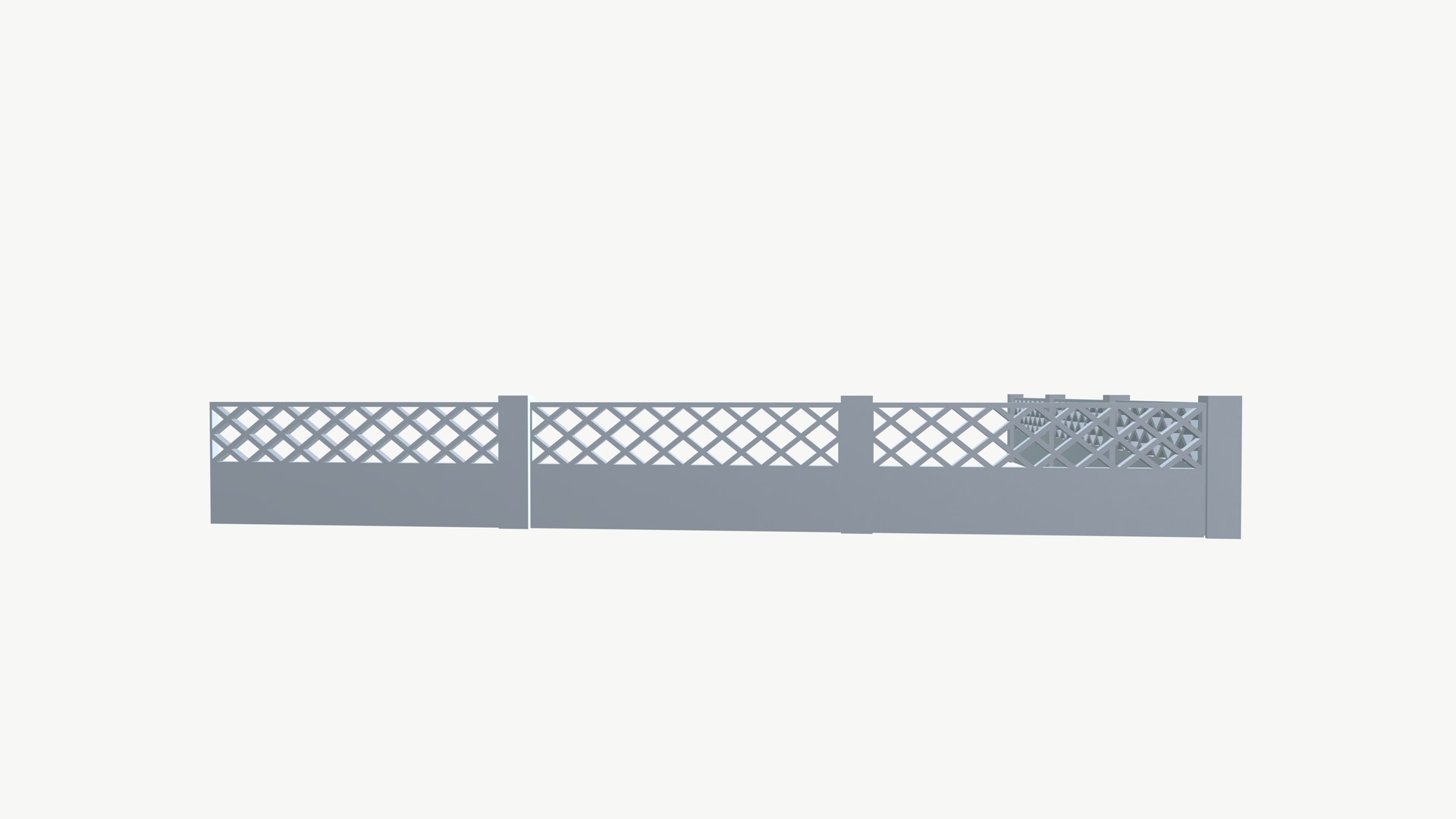 Compound Wall 3D Model - TurboSquid 2387217