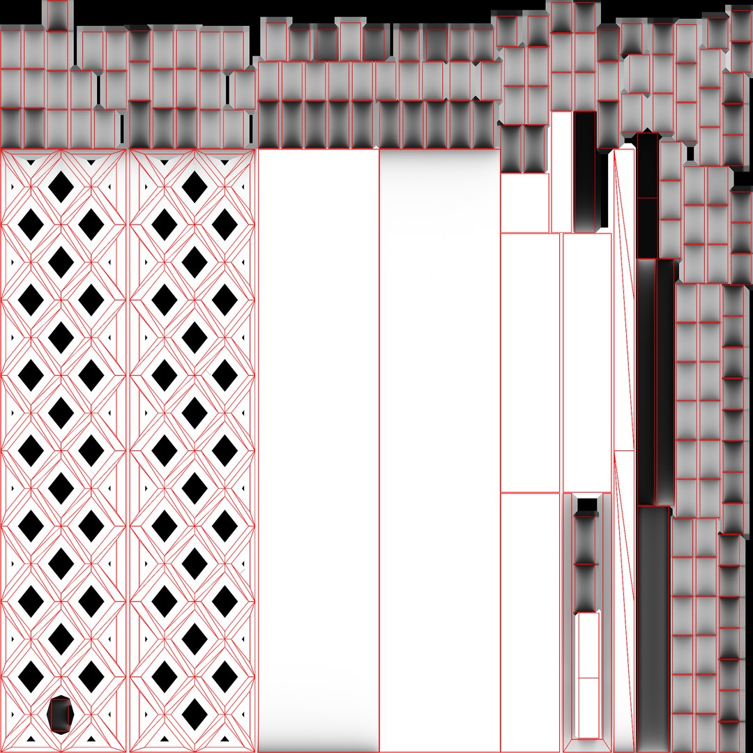 Compound Wall 3D Model - TurboSquid 2387217