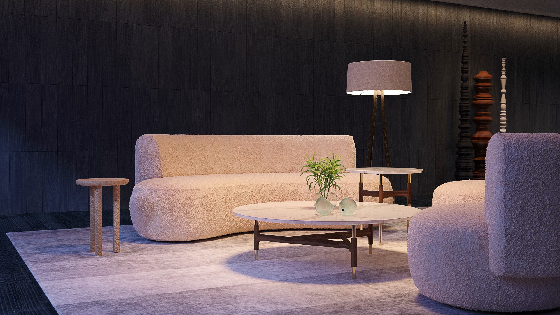 3D Lek Sofa Collection By Christophe Delcourt - TurboSquid 2001697