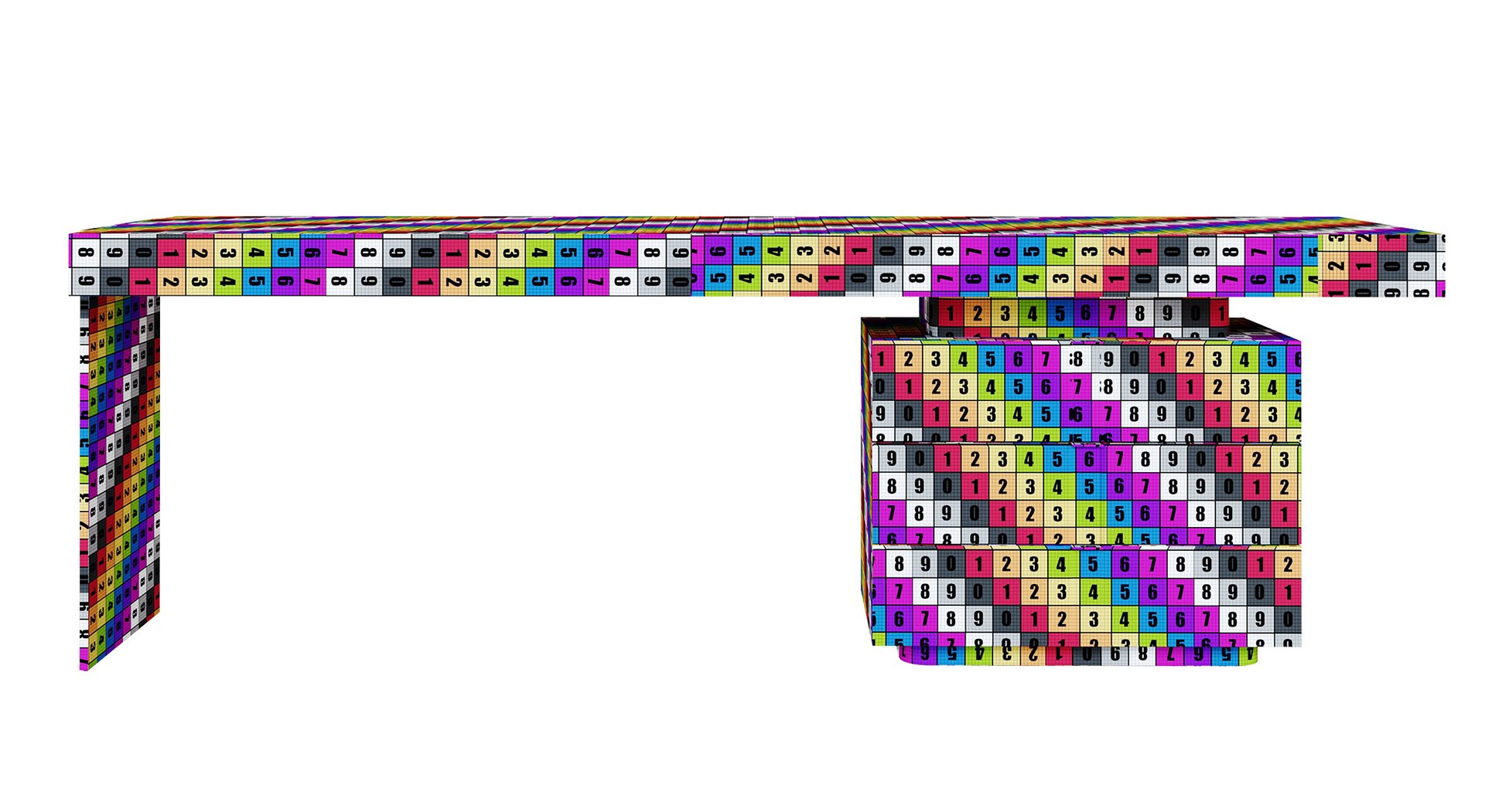 3D Minotti Carson Writing Desk Model - TurboSquid 1411800