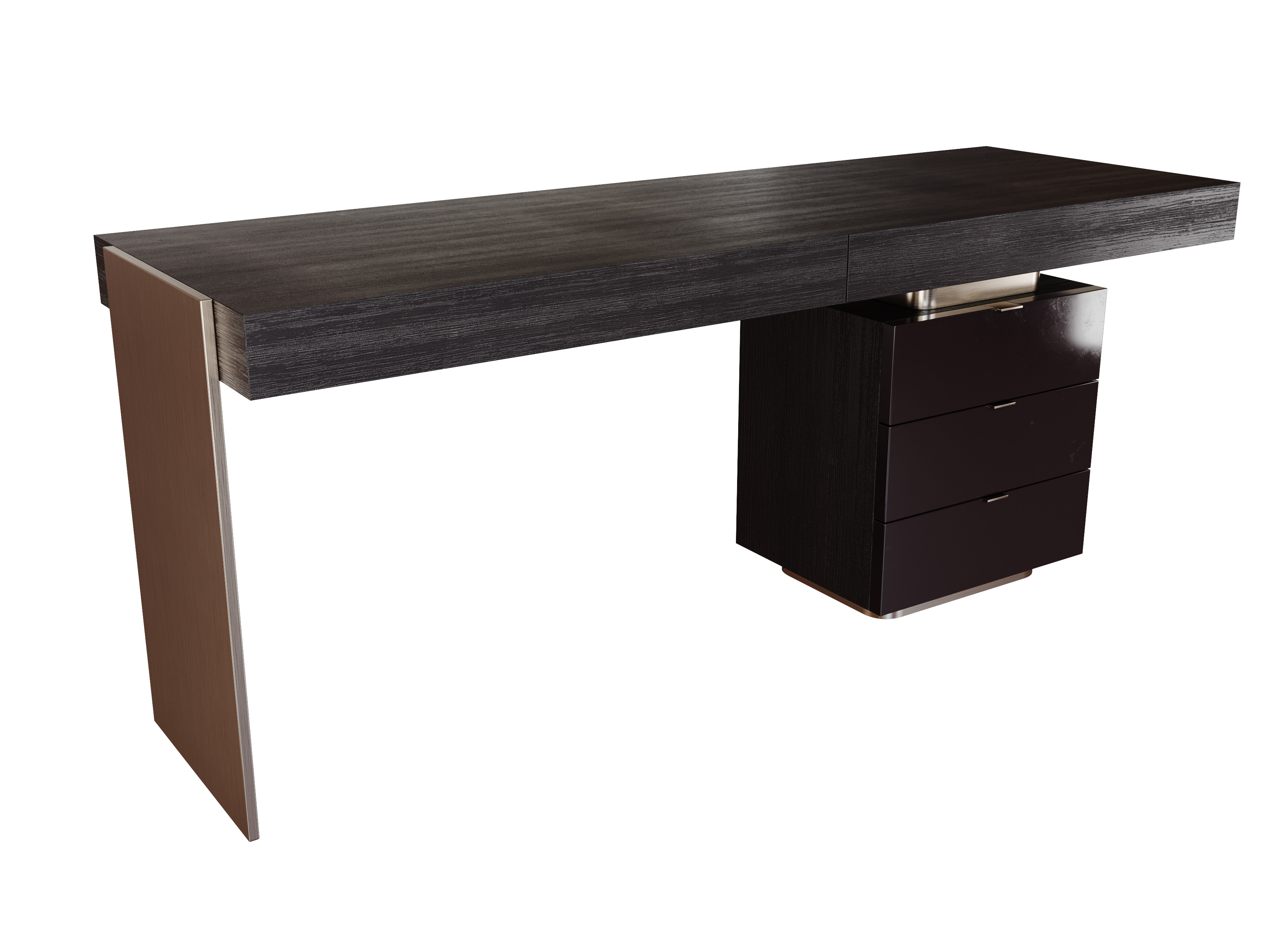 3D minotti carson writing desk model - TurboSquid 1411800