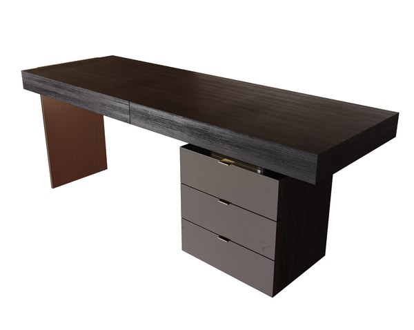 3D minotti carson writing desk model - TurboSquid 1411800