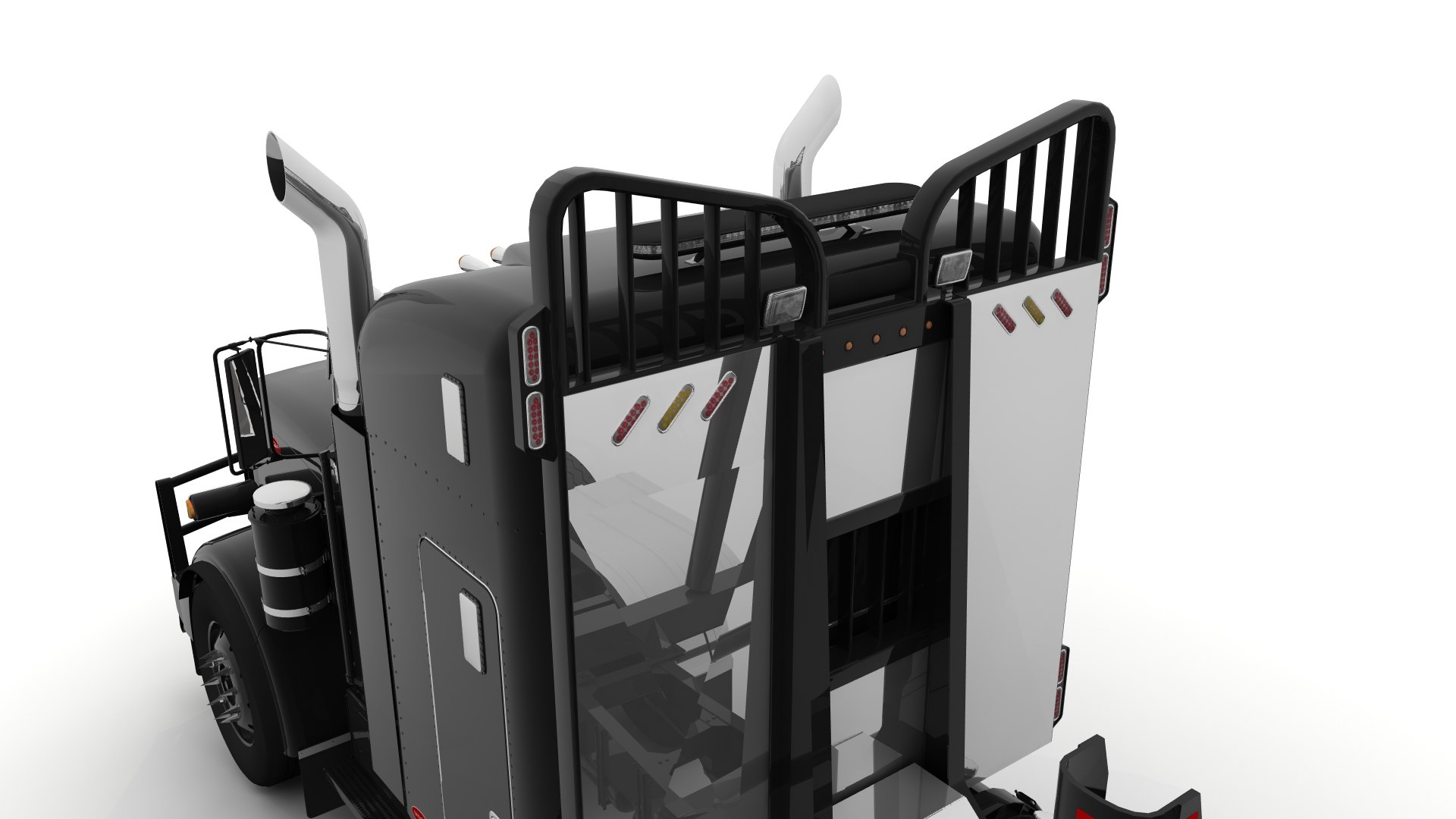 truck logger 3d model