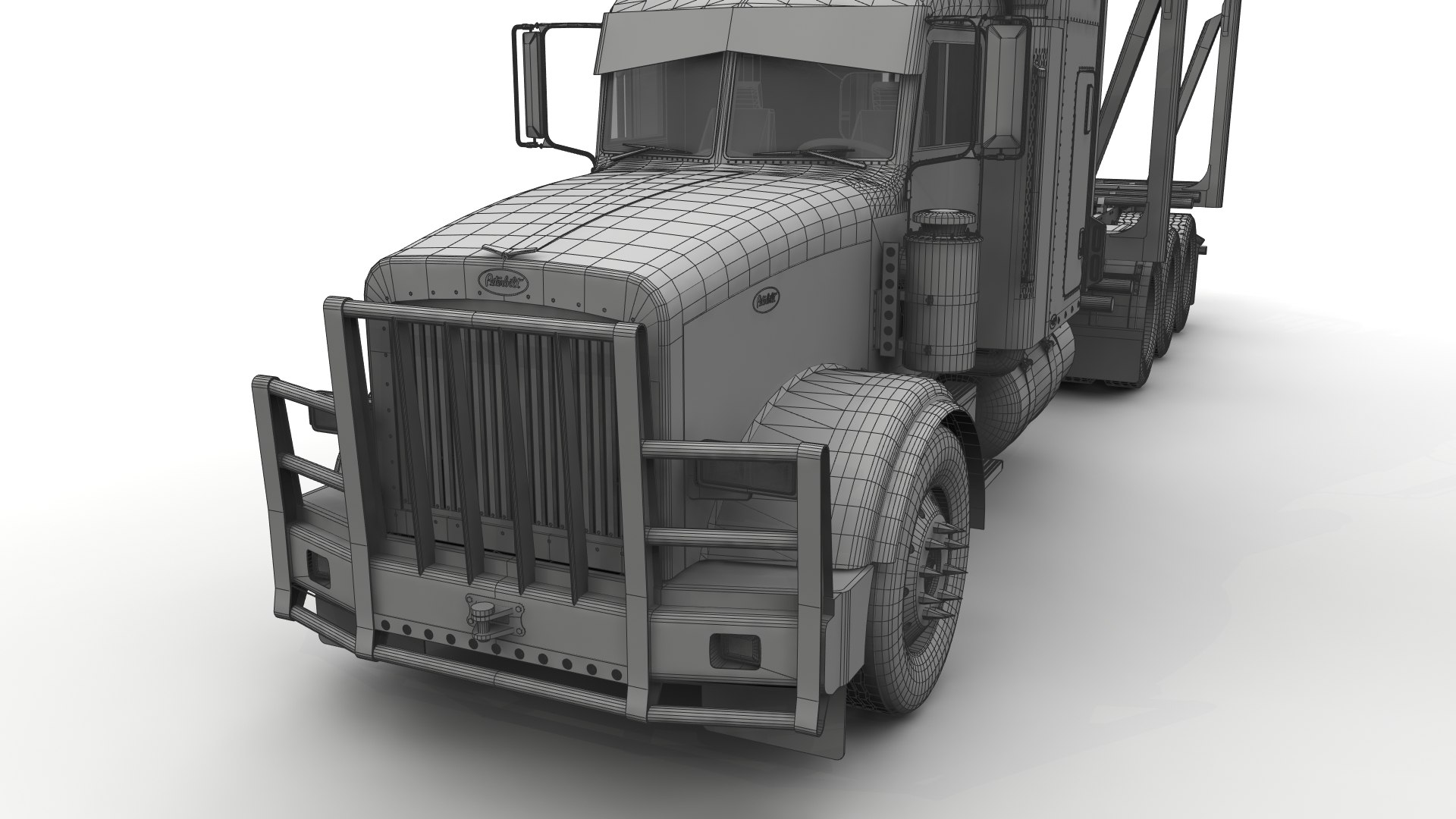 truck logger 3d model