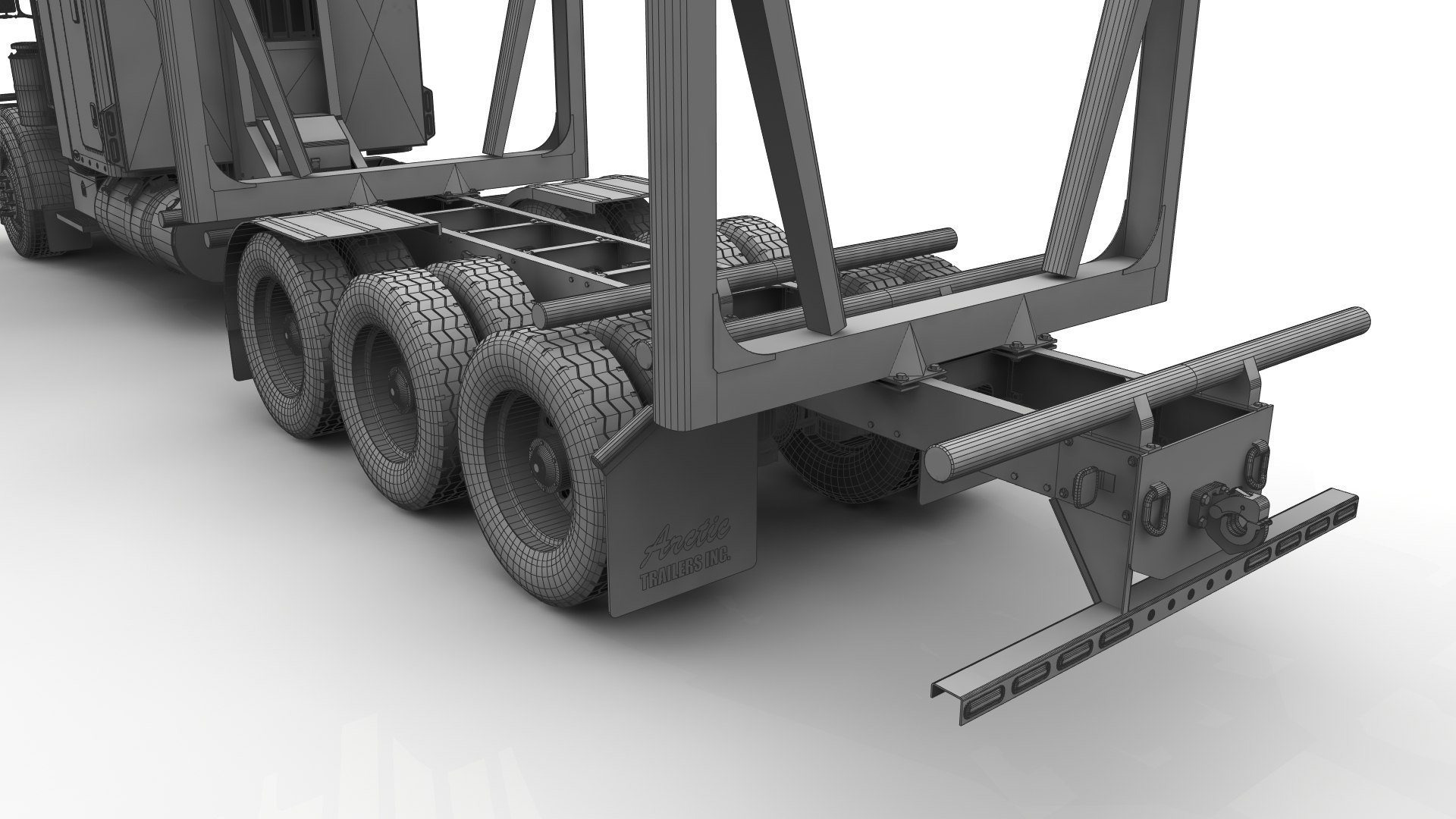 truck logger 3d model