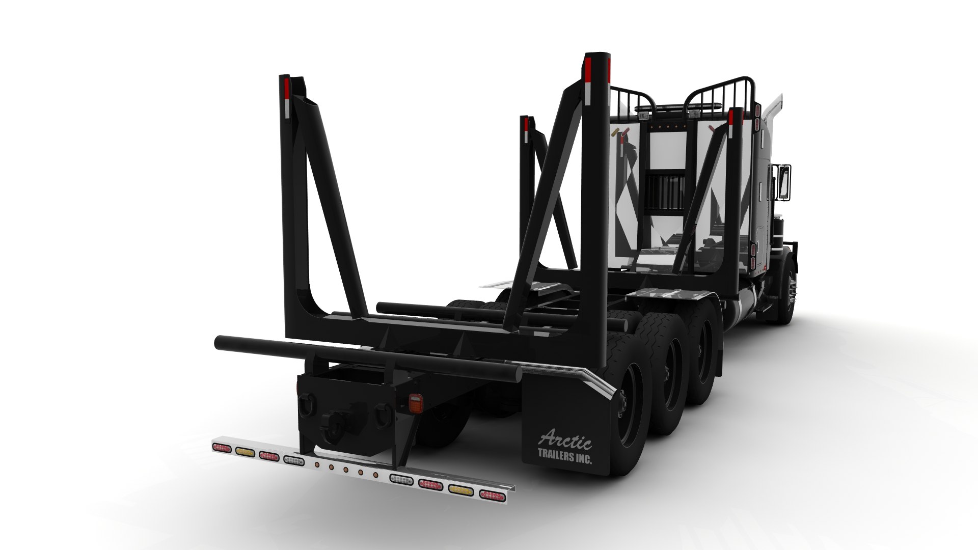 truck logger 3d model