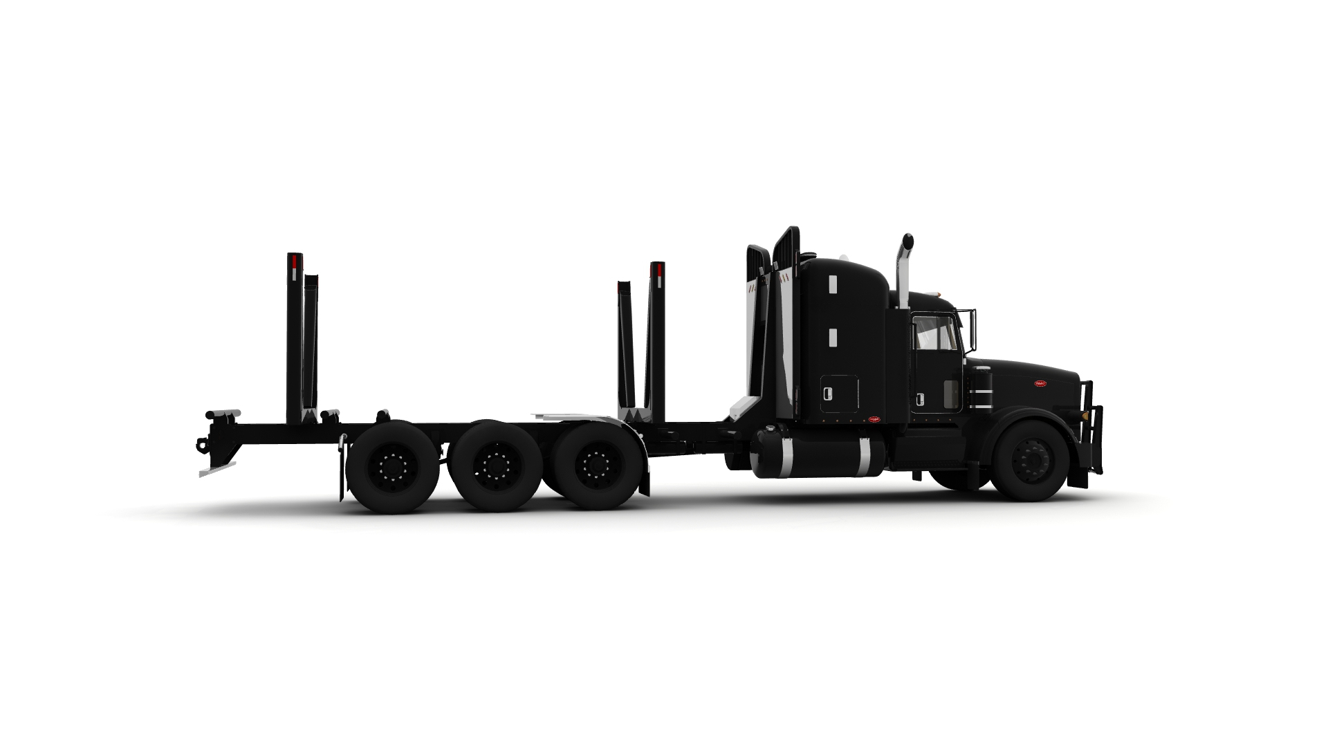 truck logger 3d model