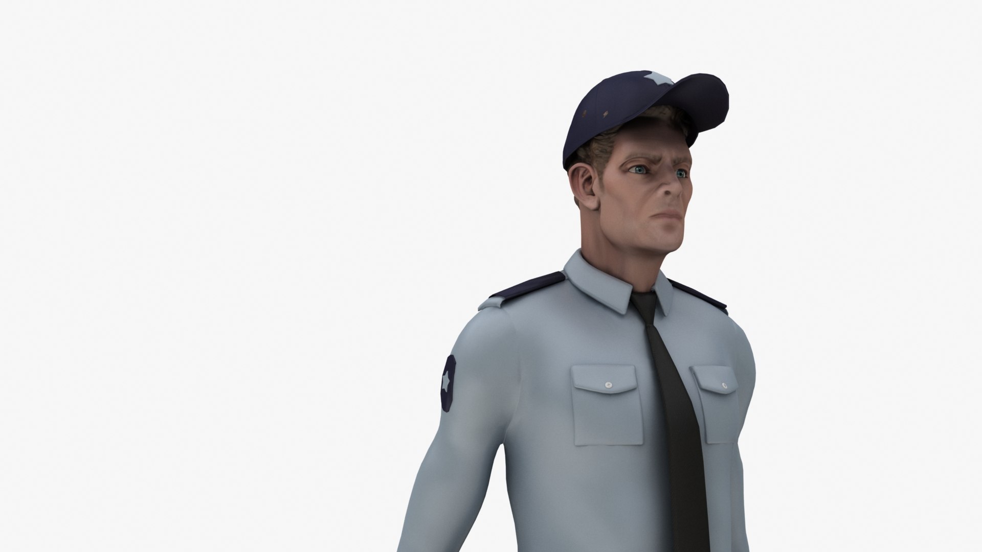 Entry security doors man 3D model - TurboSquid 1539971